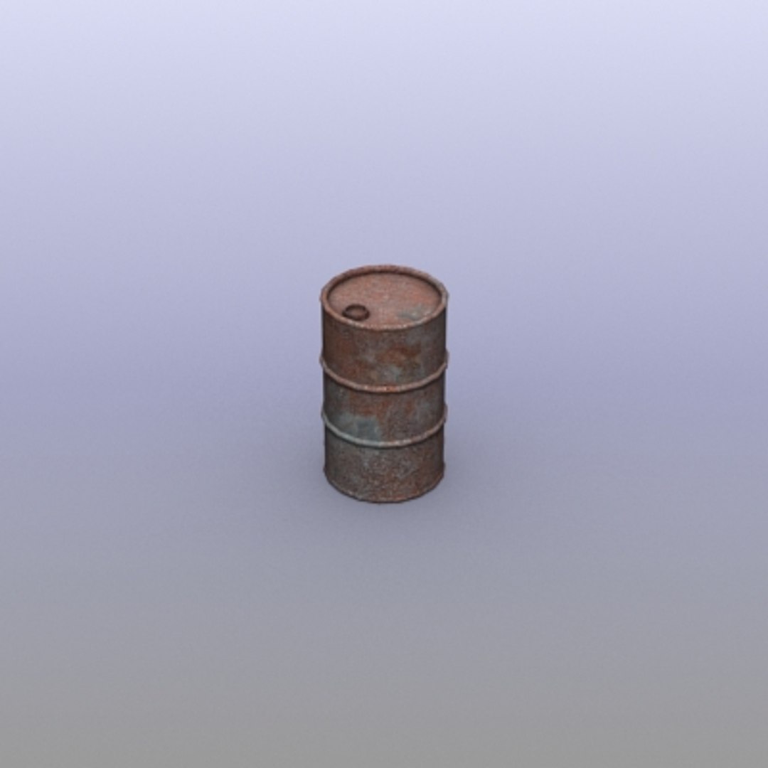 Old Barrels 3d Model