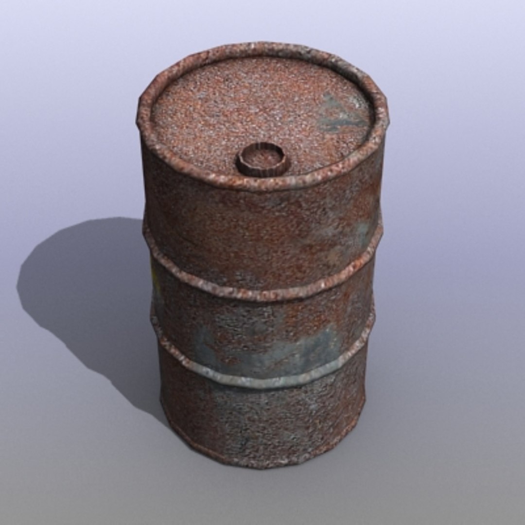 Old Barrels 3d Model