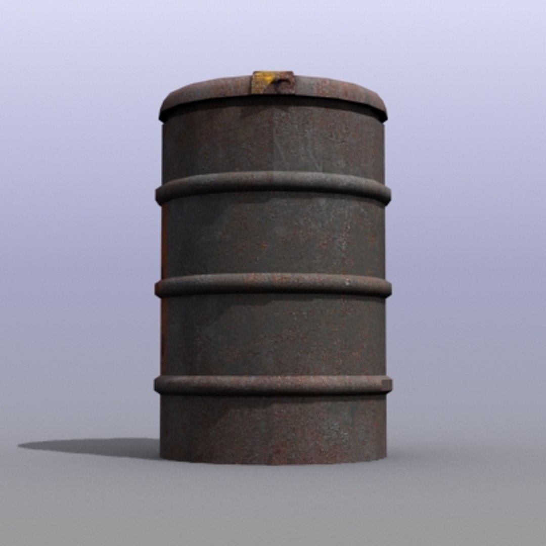 Old Barrels 3d Model
