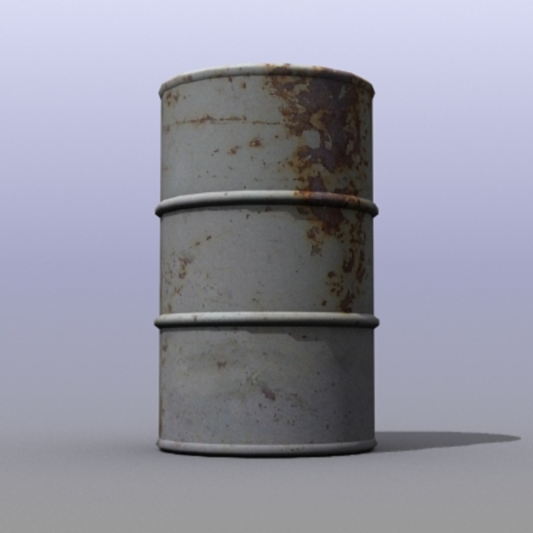Old Barrels 3d Model