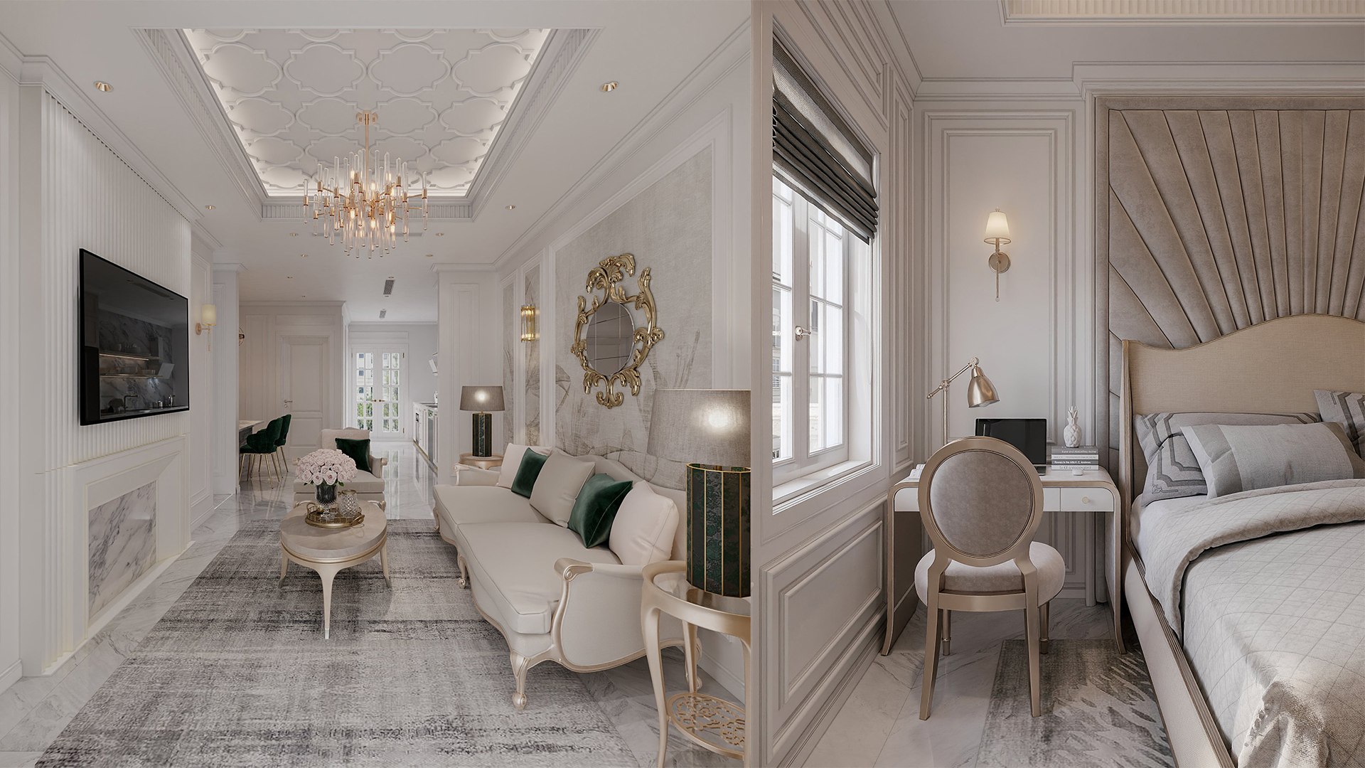 3D Studio Apartment 452 - Titan6 - MAX FBX OBJ SKP DAE Simlab ...