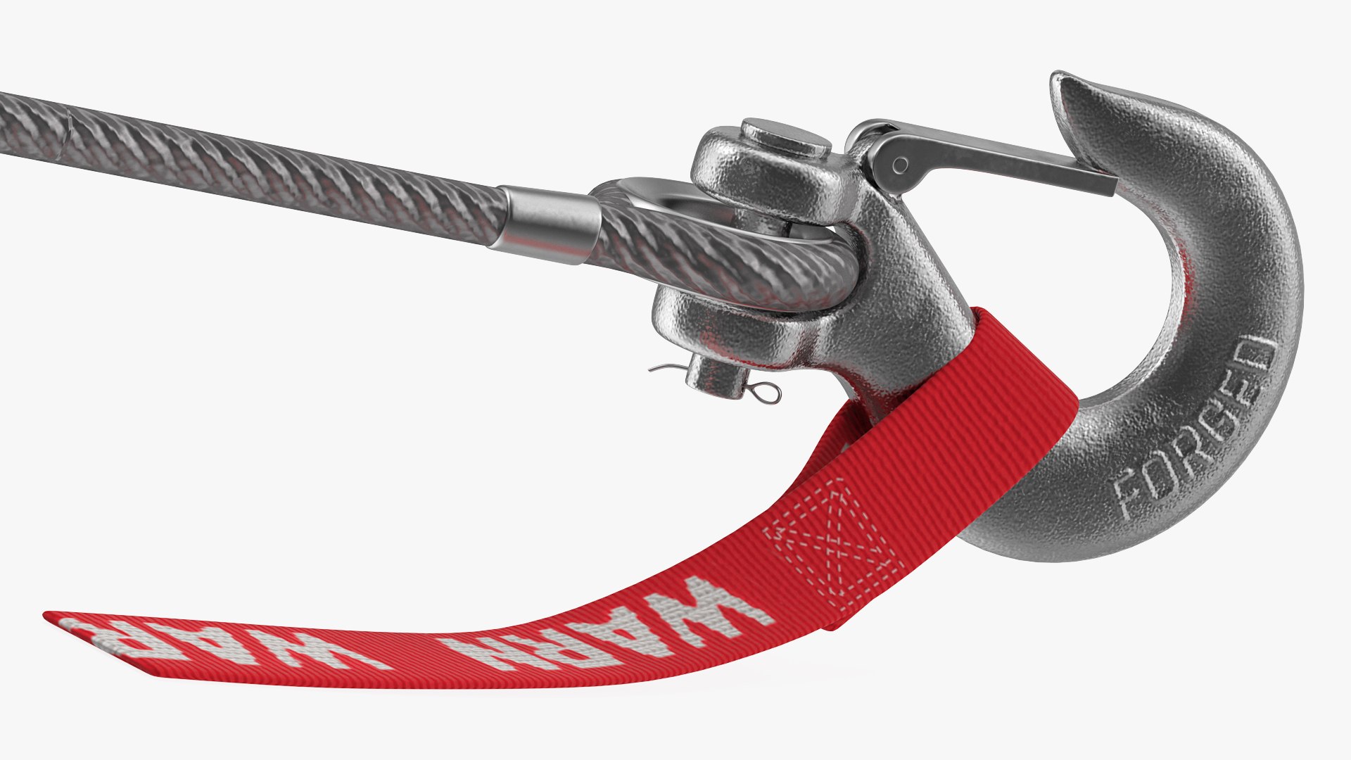 Unwound cable electric winch 3D model - TurboSquid 1647384