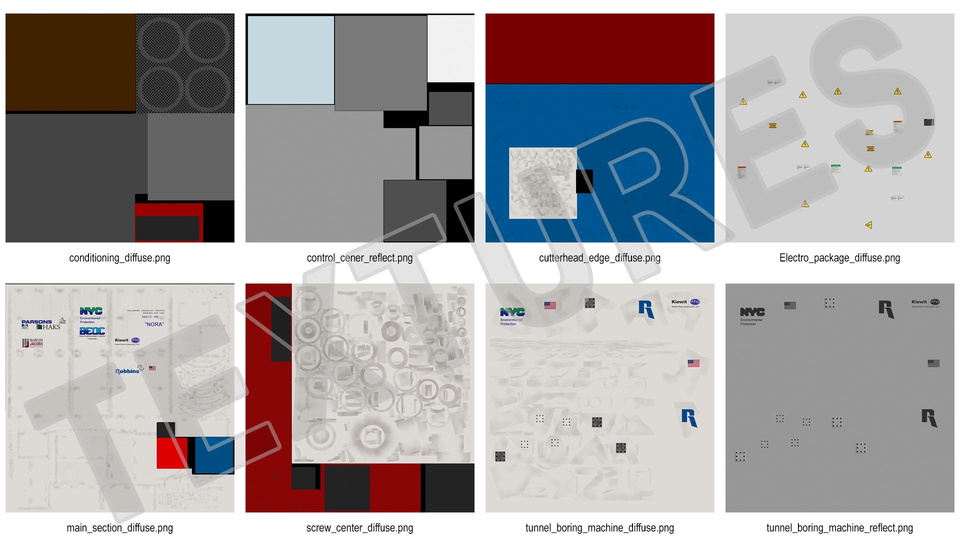 3D nora tunnel boring machine - TurboSquid 1436204