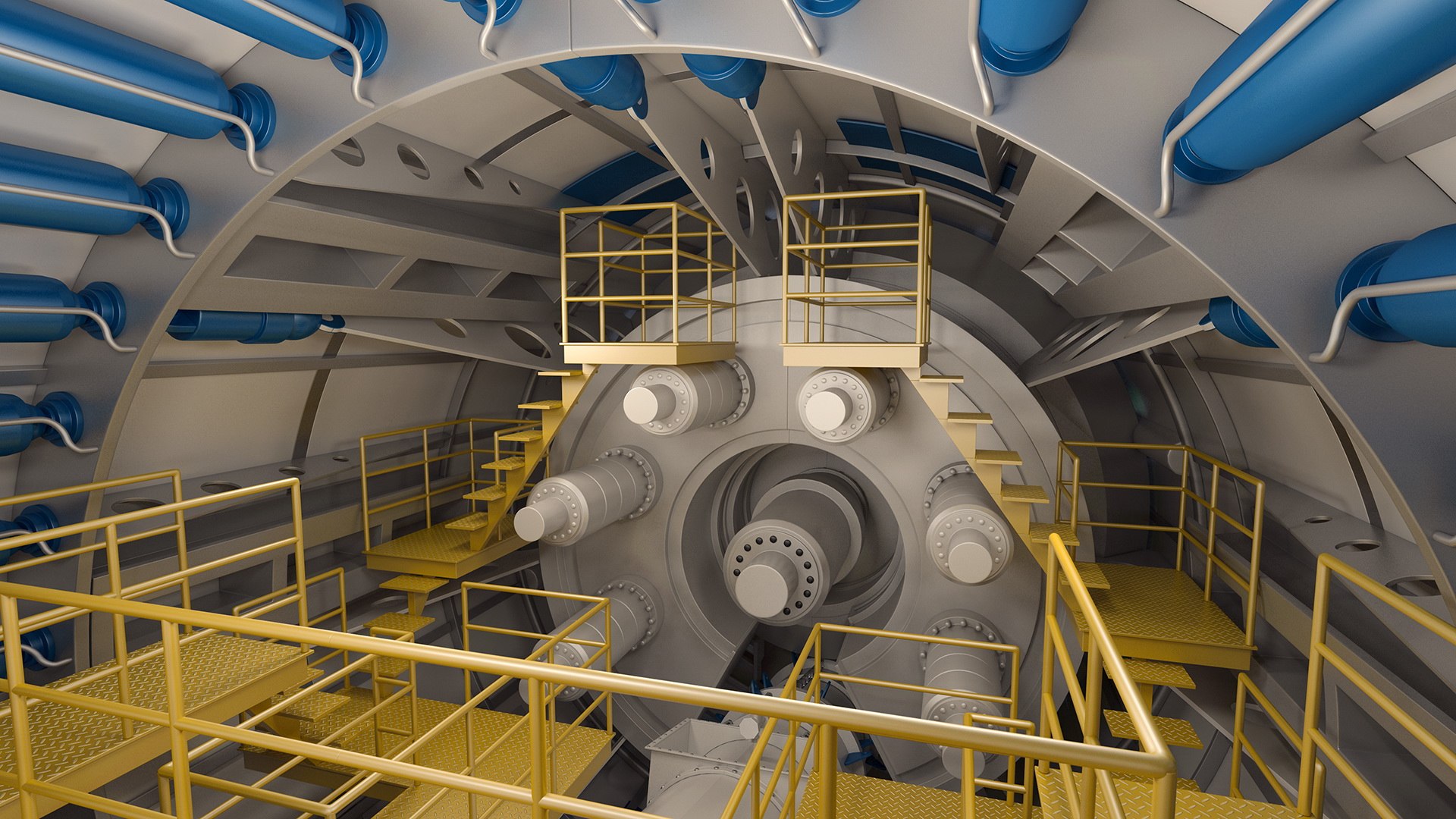 3D nora tunnel boring machine - TurboSquid 1436204