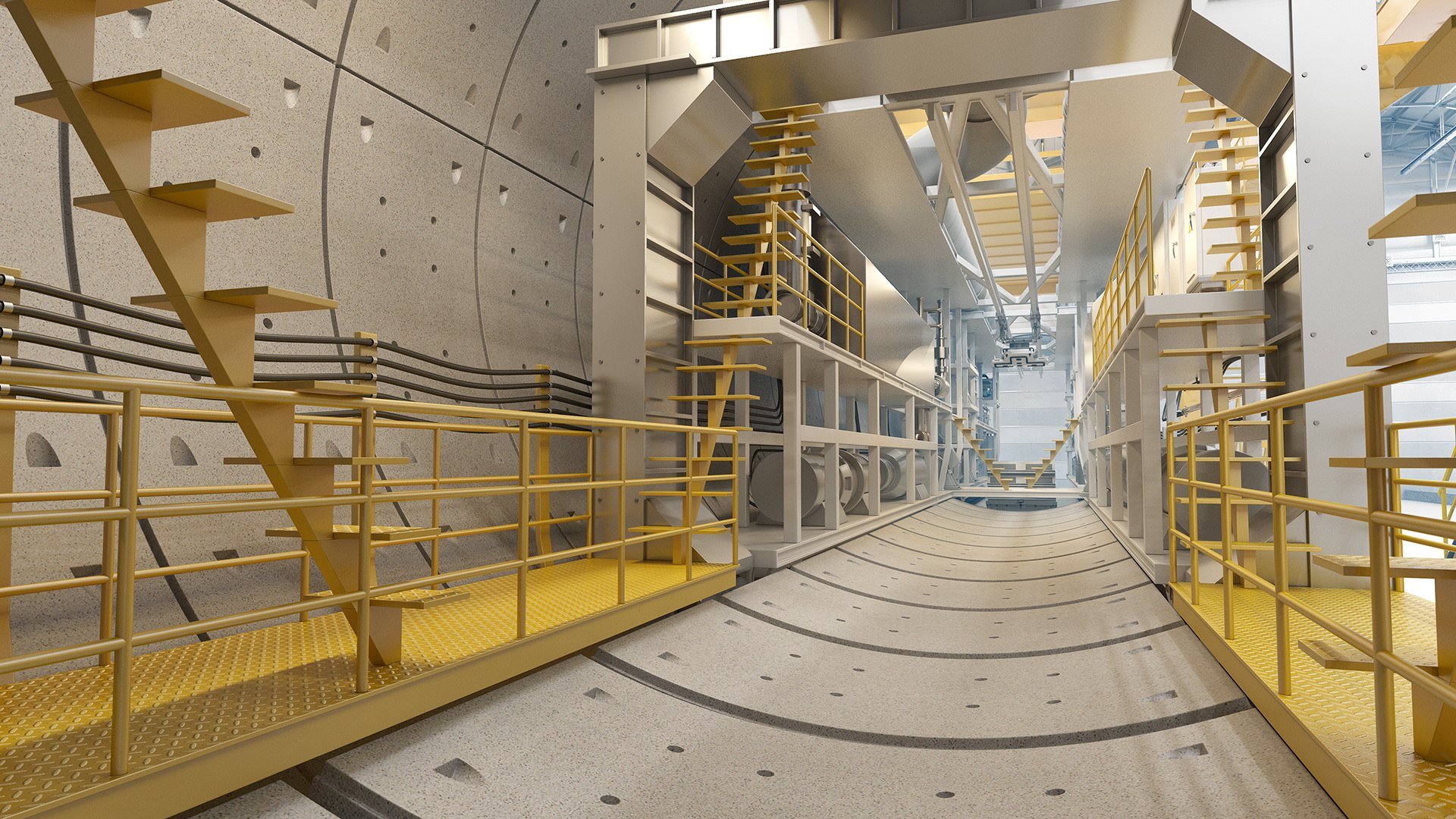 3D nora tunnel boring machine - TurboSquid 1436204