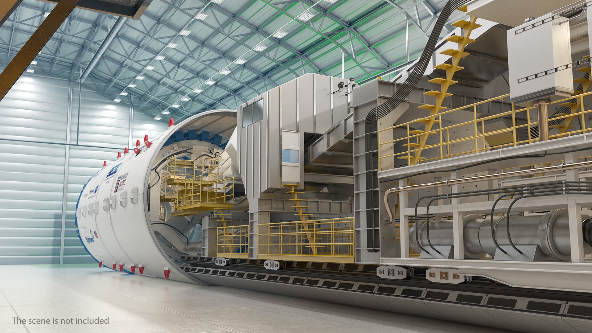 3D Nora Tunnel Boring Machine - TurboSquid 1436204