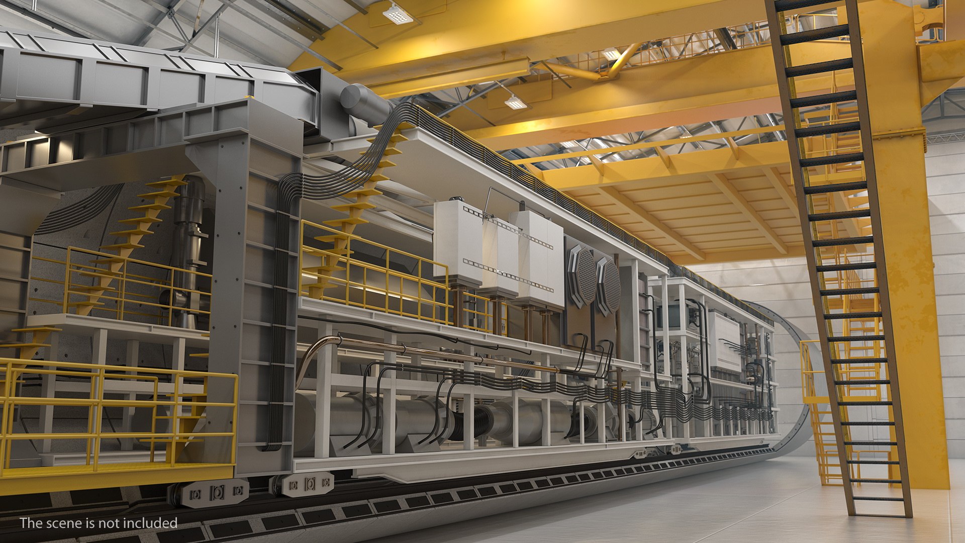 3D nora tunnel boring machine - TurboSquid 1436204