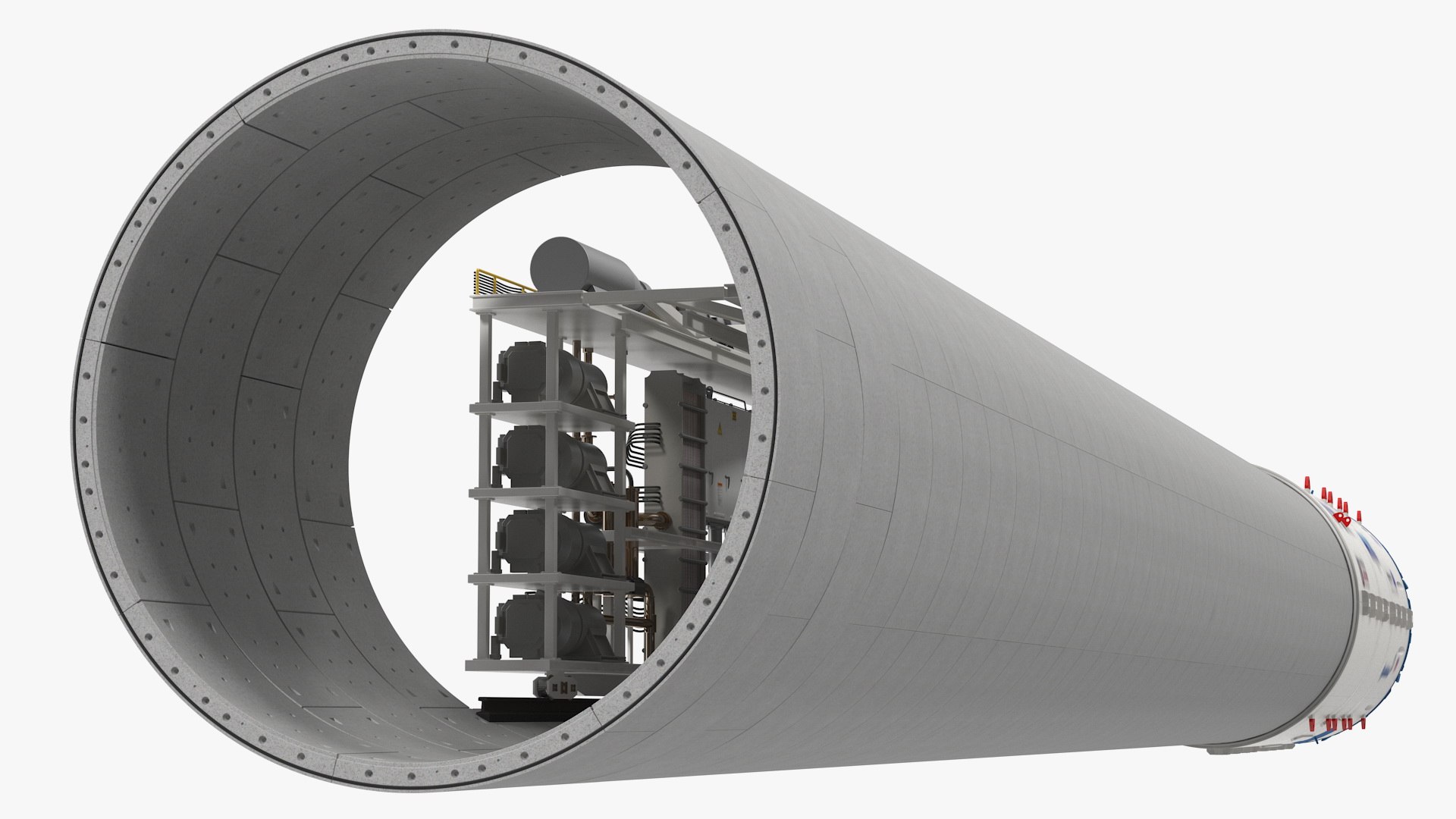 3D nora tunnel boring machine - TurboSquid 1436204