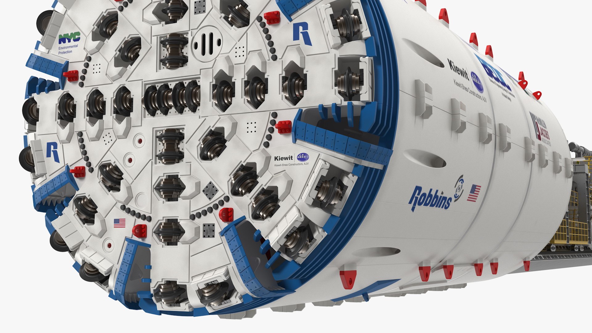 3D nora tunnel boring machine - TurboSquid 1436204