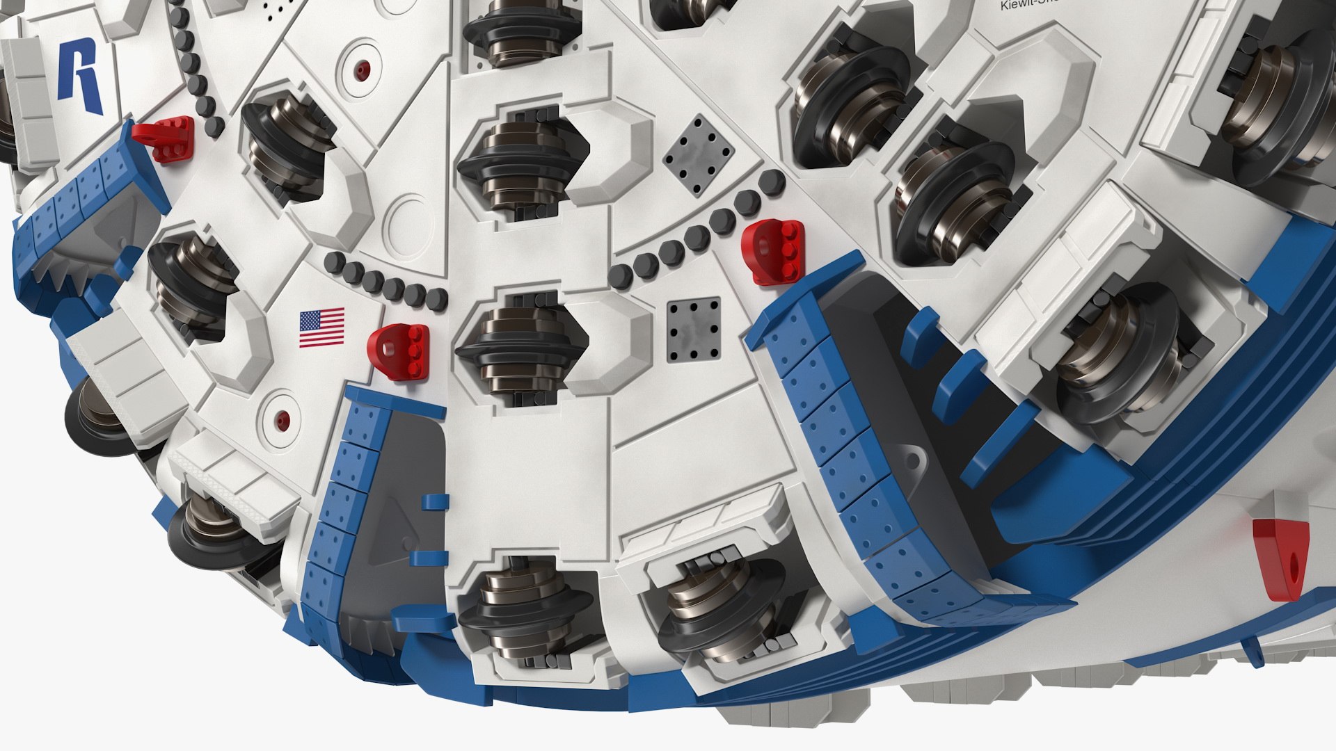 3D nora tunnel boring machine - TurboSquid 1436204