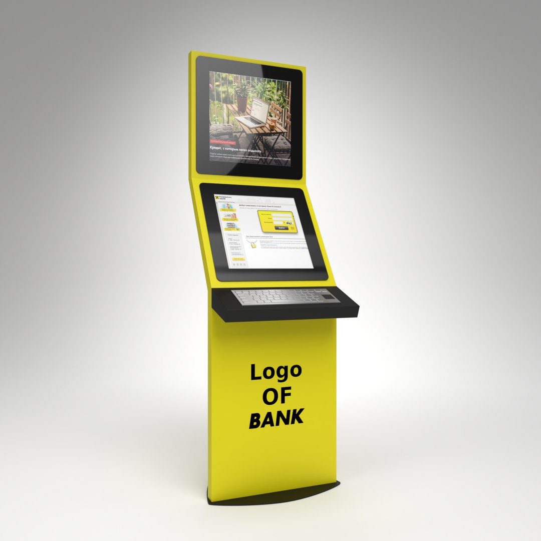 3D Interior Bank Terminal Internet Model - TurboSquid 1263246