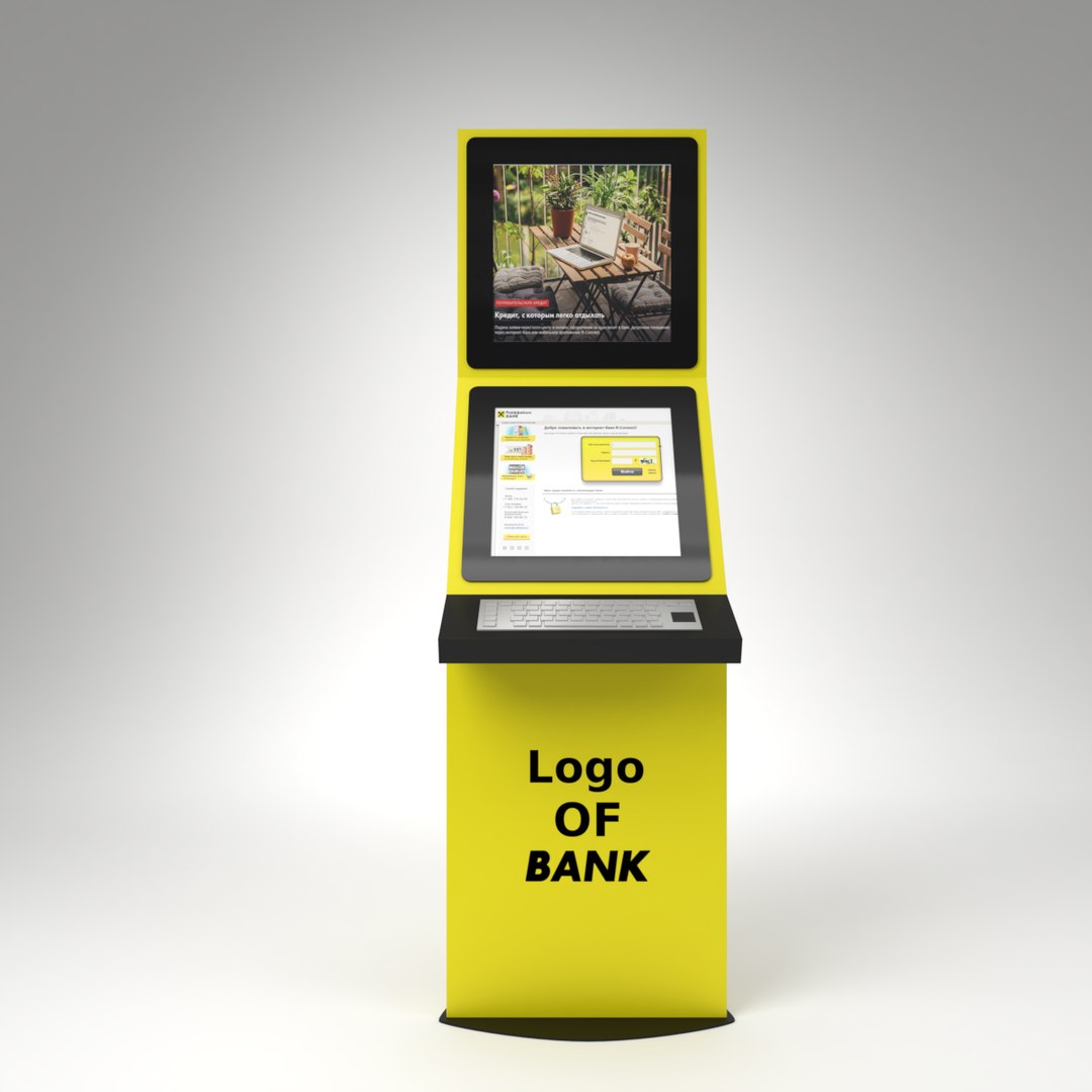 3D Interior Bank Terminal Internet Model - TurboSquid 1263246