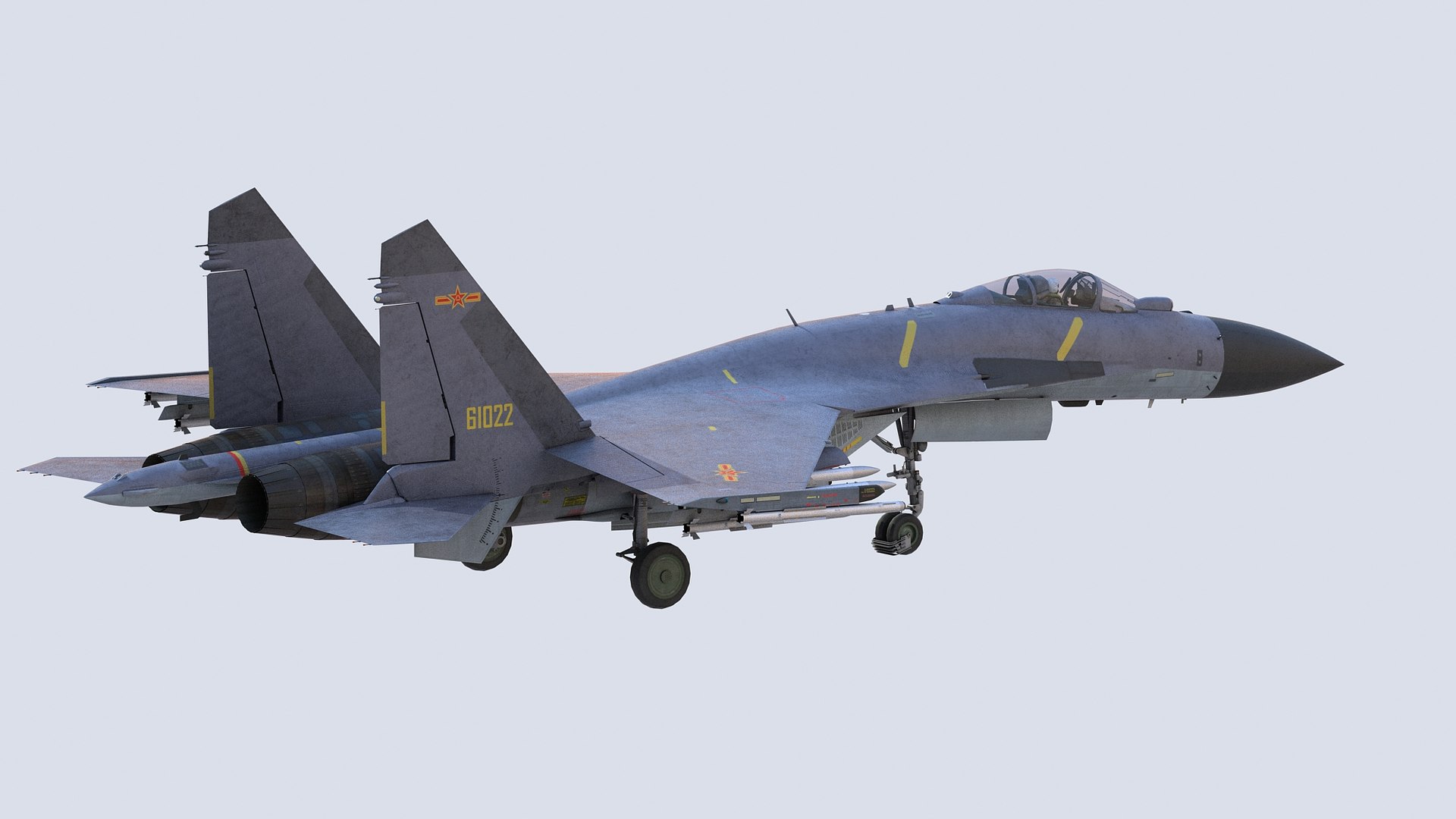 3D Chinese J11 Fighter Jet - TurboSquid 2318509