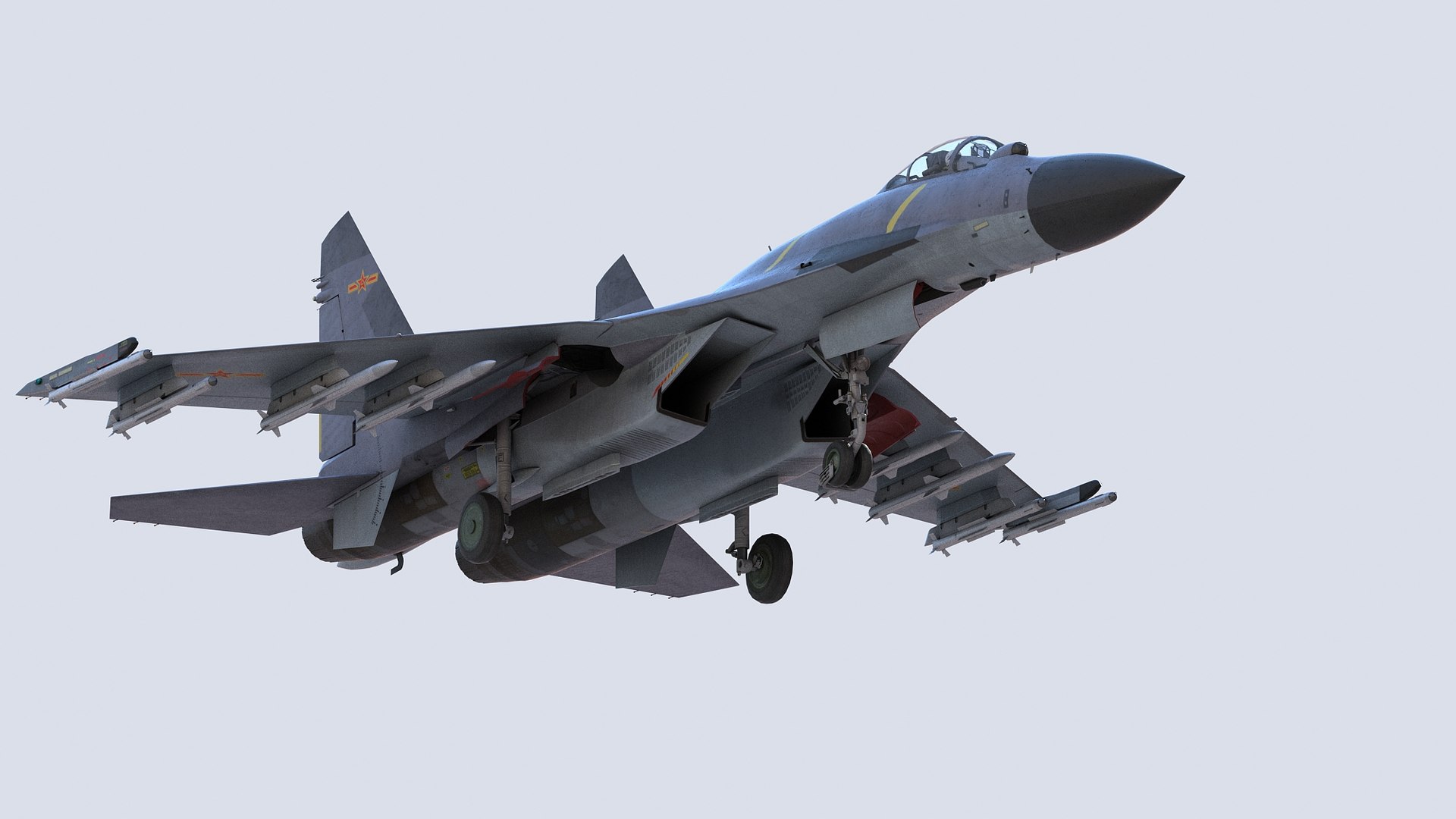 3D Chinese J11 Fighter Jet - TurboSquid 2318509