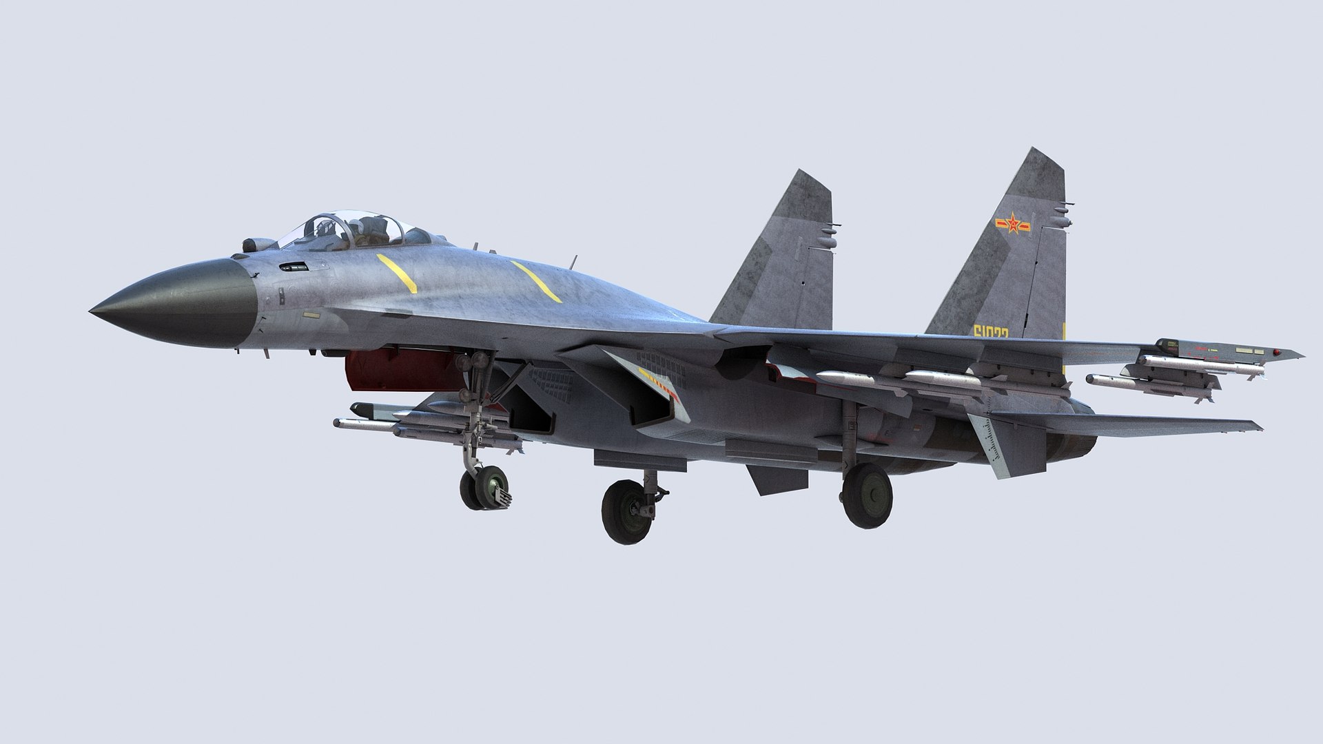 3D Chinese J11 Fighter Jet - TurboSquid 2318509