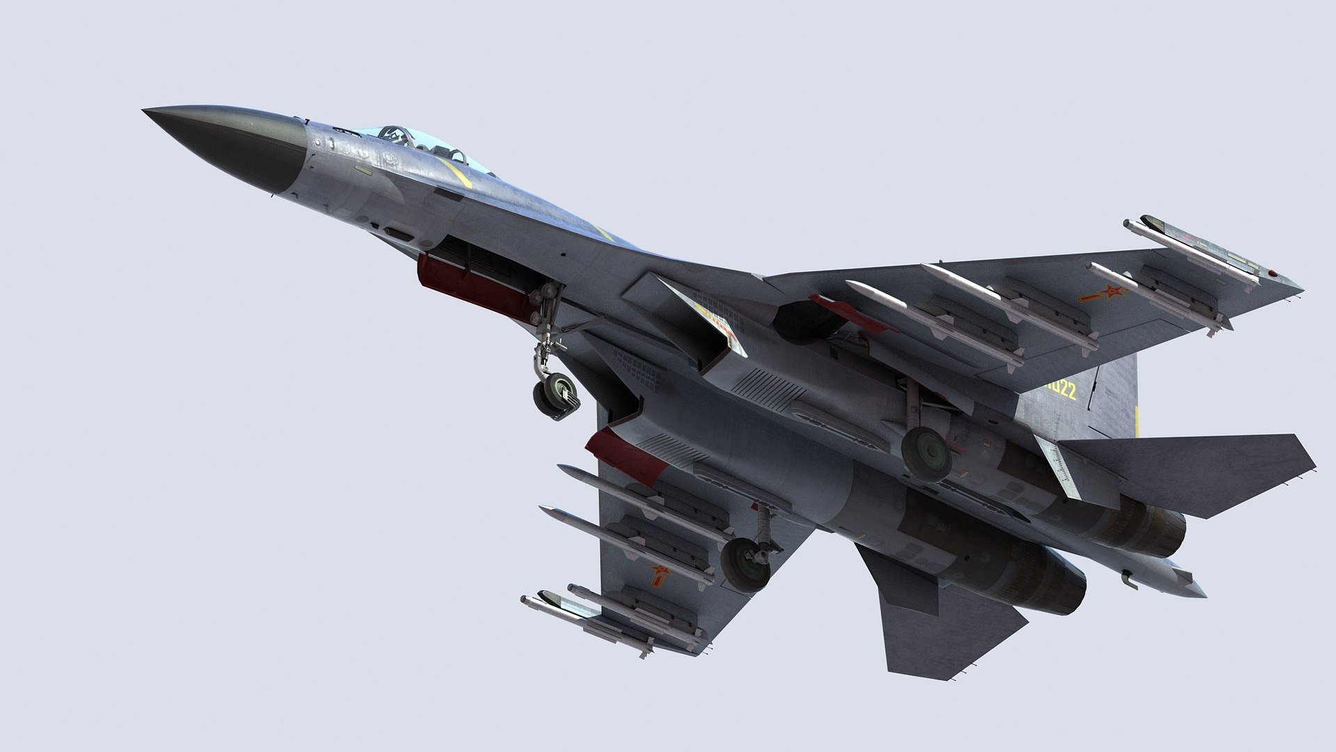 3D Chinese J11 Fighter Jet - TurboSquid 2318509