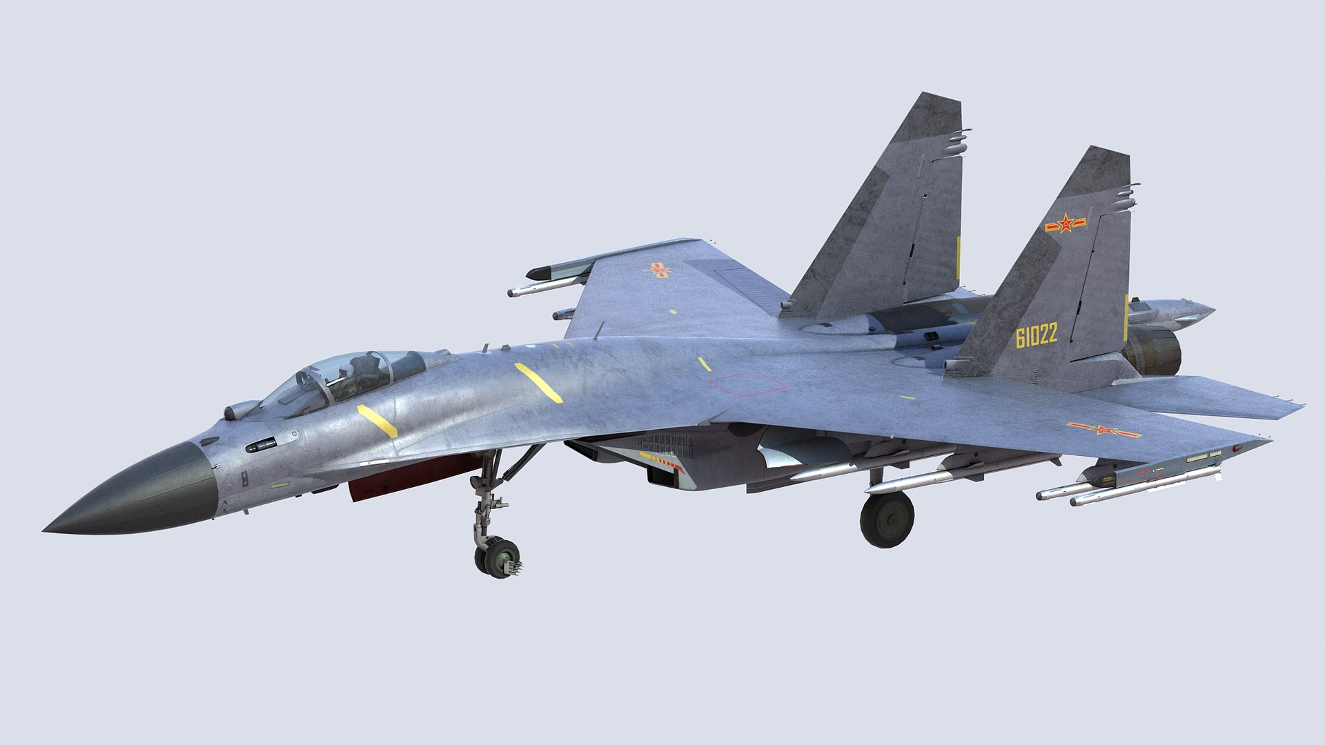 3D Chinese J11 Fighter Jet - TurboSquid 2318509