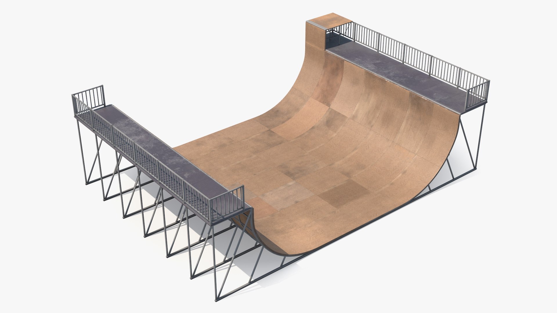 3D Extreme Sports Half Pipe - TurboSquid 2307234