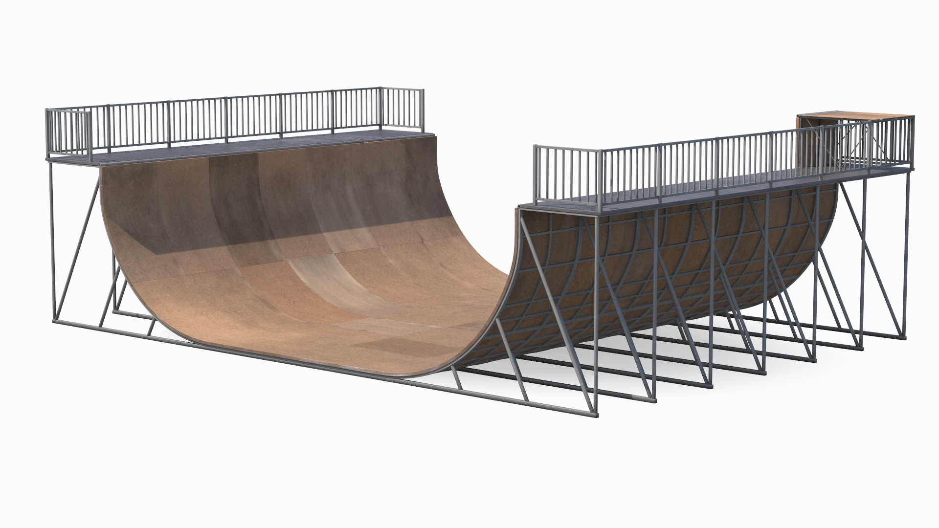 3D Extreme Sports Half Pipe - TurboSquid 2307234