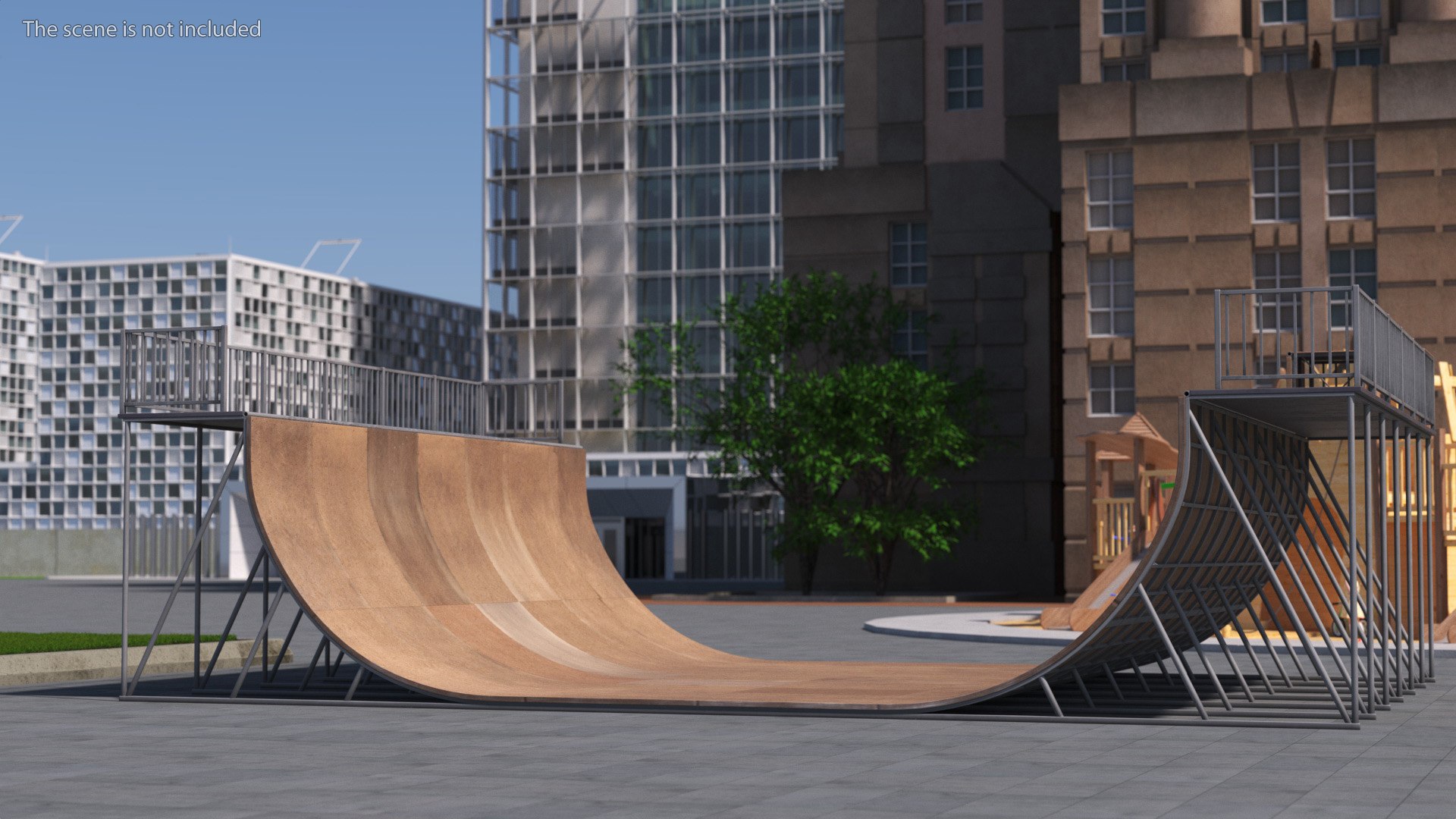 3D Extreme Sports Half Pipe - TurboSquid 2307234