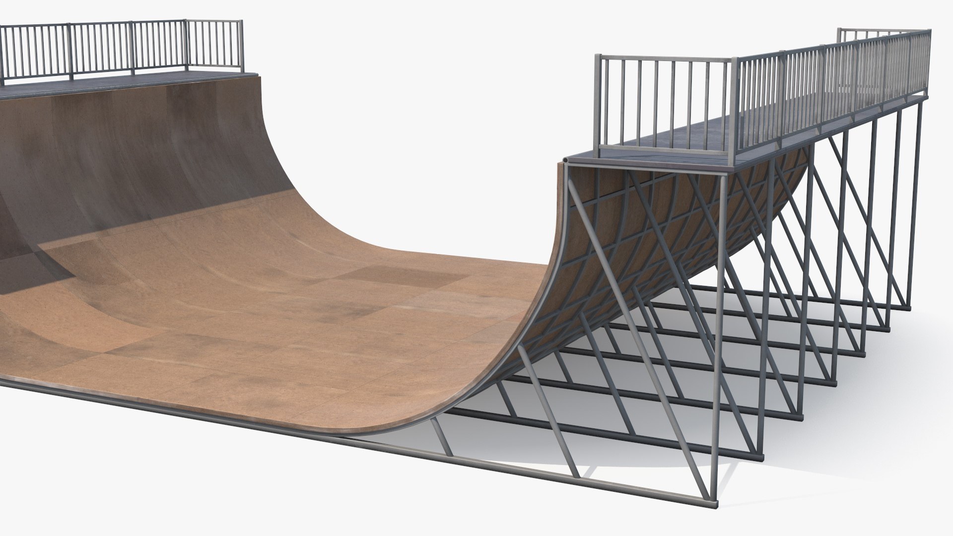 3D Extreme Sports Half Pipe - TurboSquid 2307234