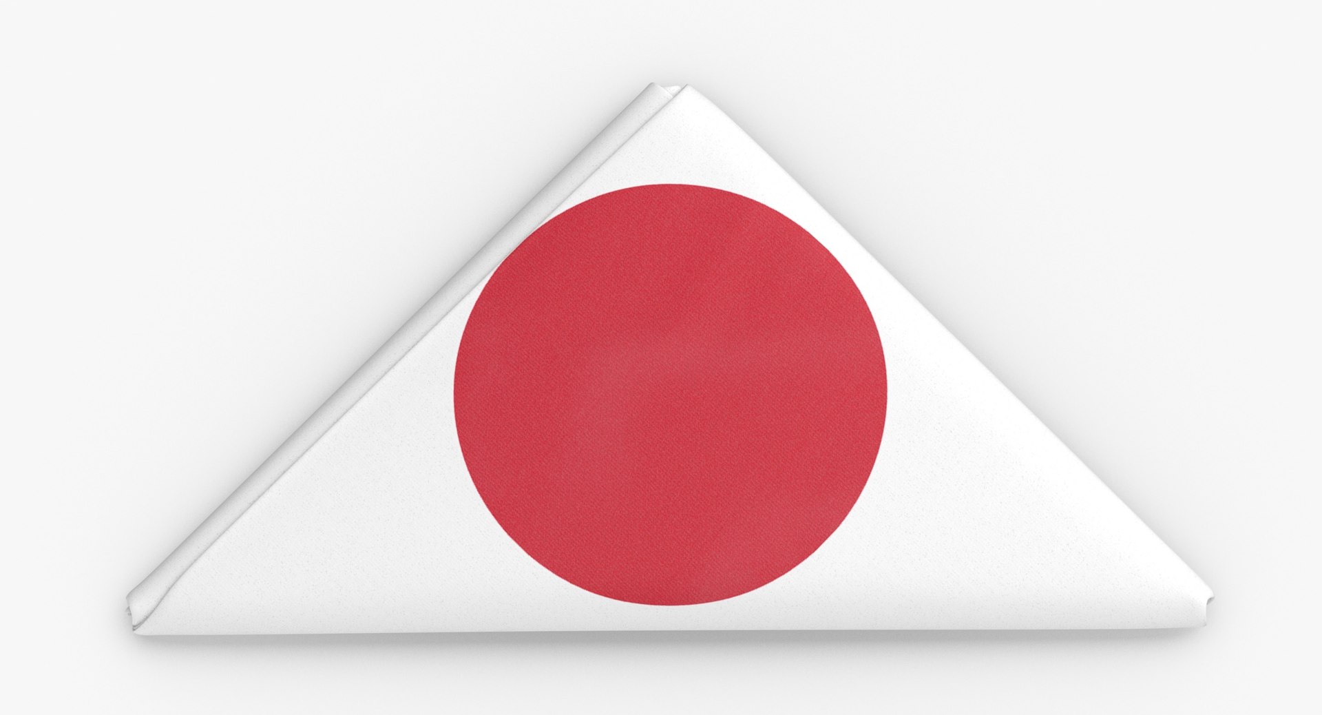 3D Flag Folded Triangle Japan Model - TurboSquid 1570914