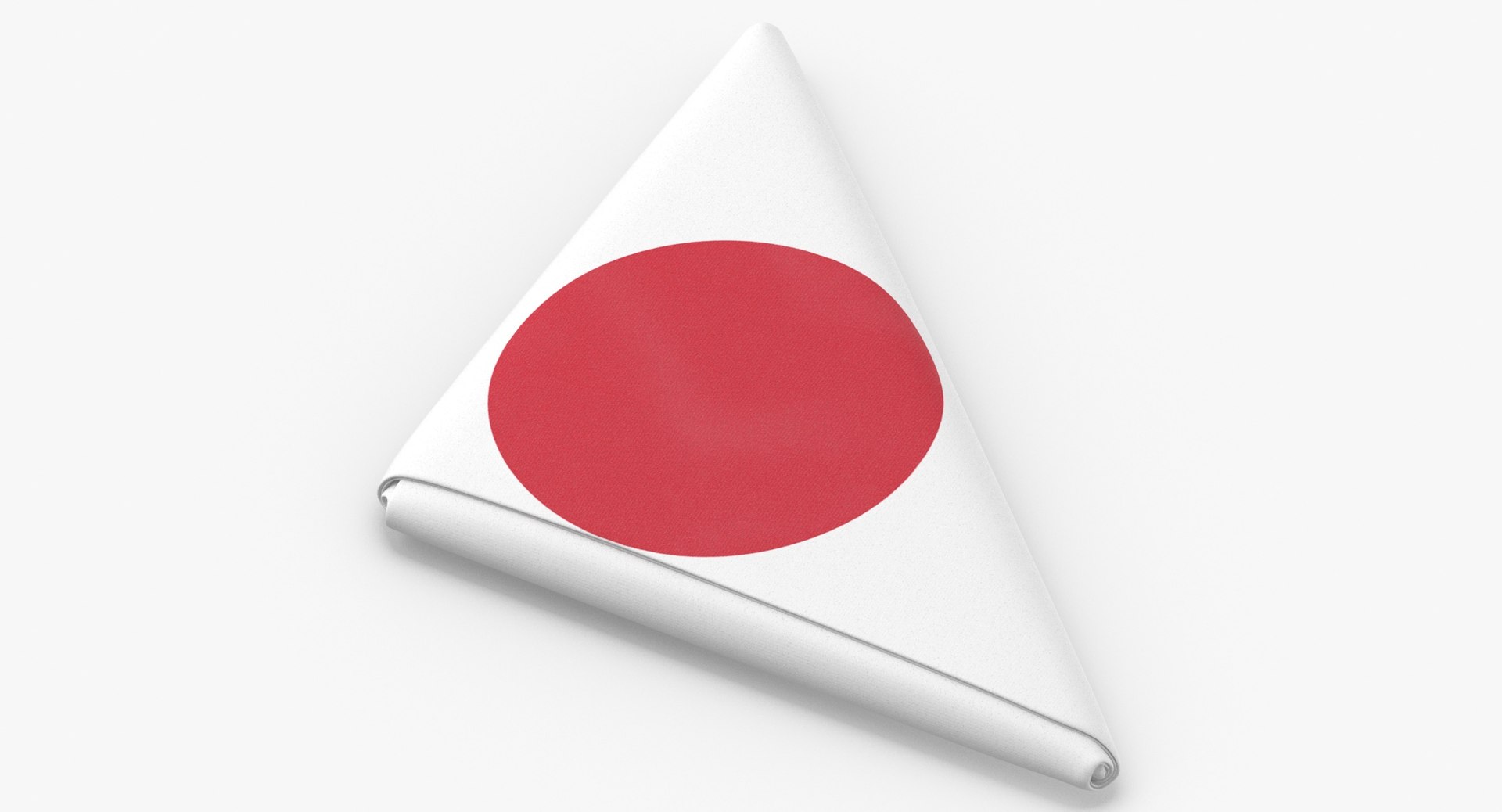 3D Flag Folded Triangle Japan Model - TurboSquid 1570914