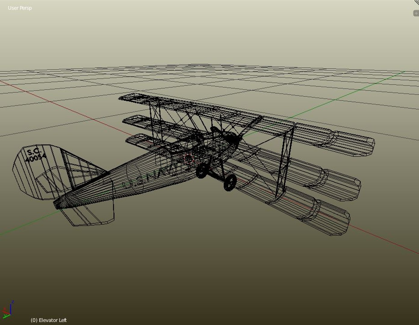 Free Aircraft Curtiss 18-t 3d Model