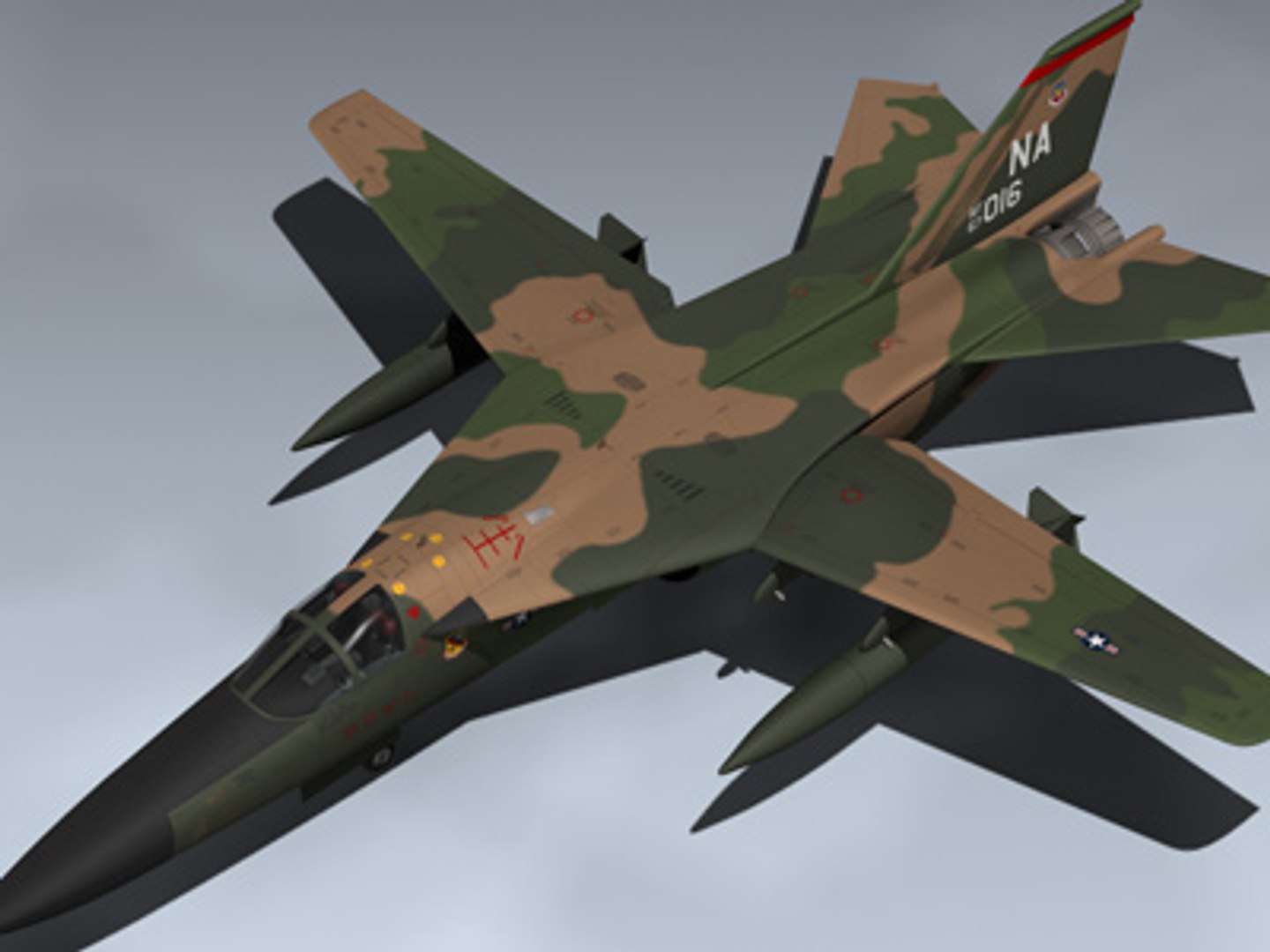 F-111a Aardvark 3d Model