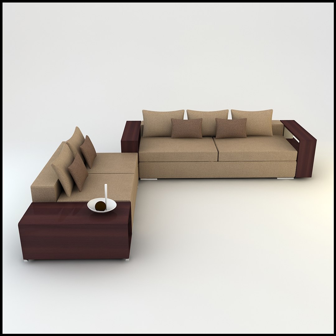 3d Corner Sofa Designs Model