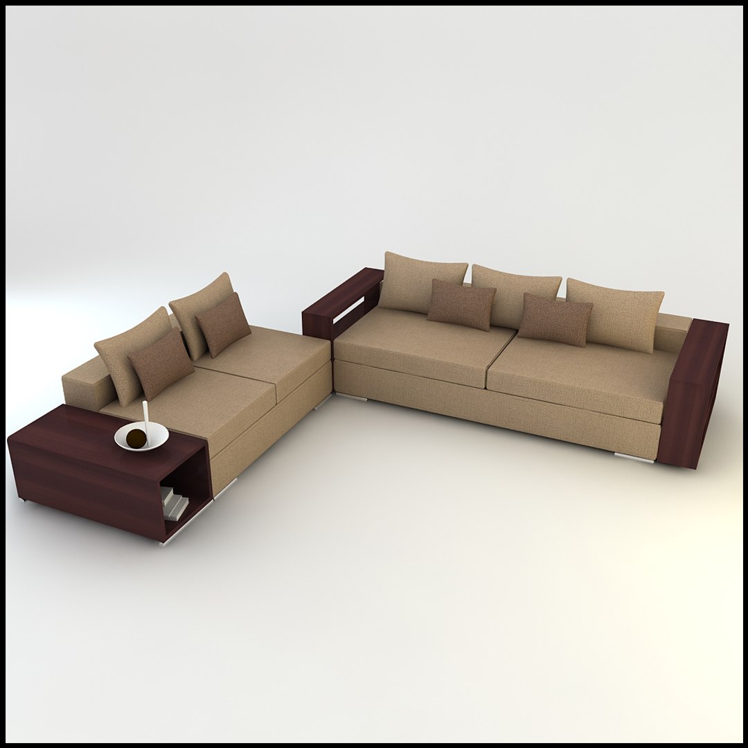3d Corner Sofa Designs Model