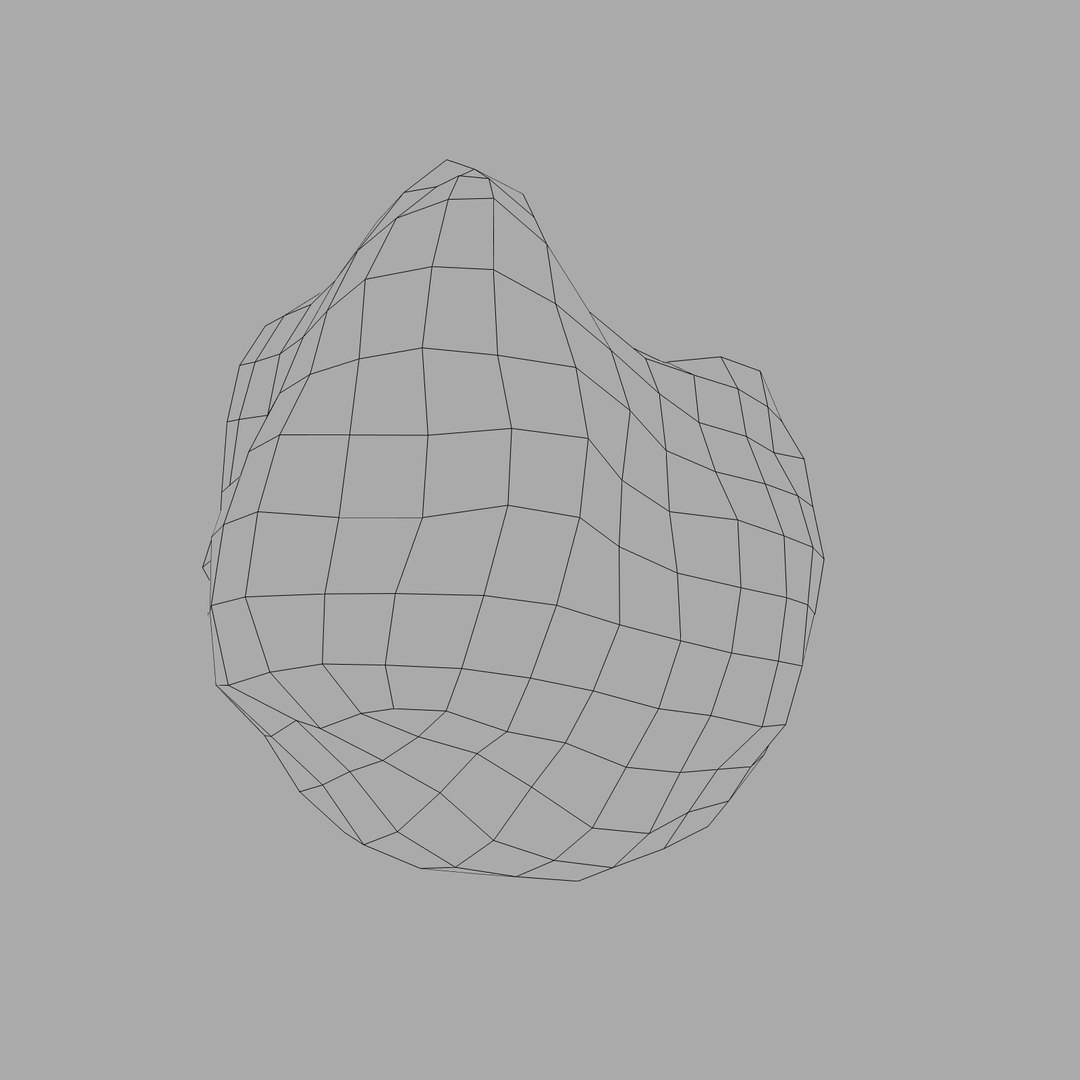 3d boulder model