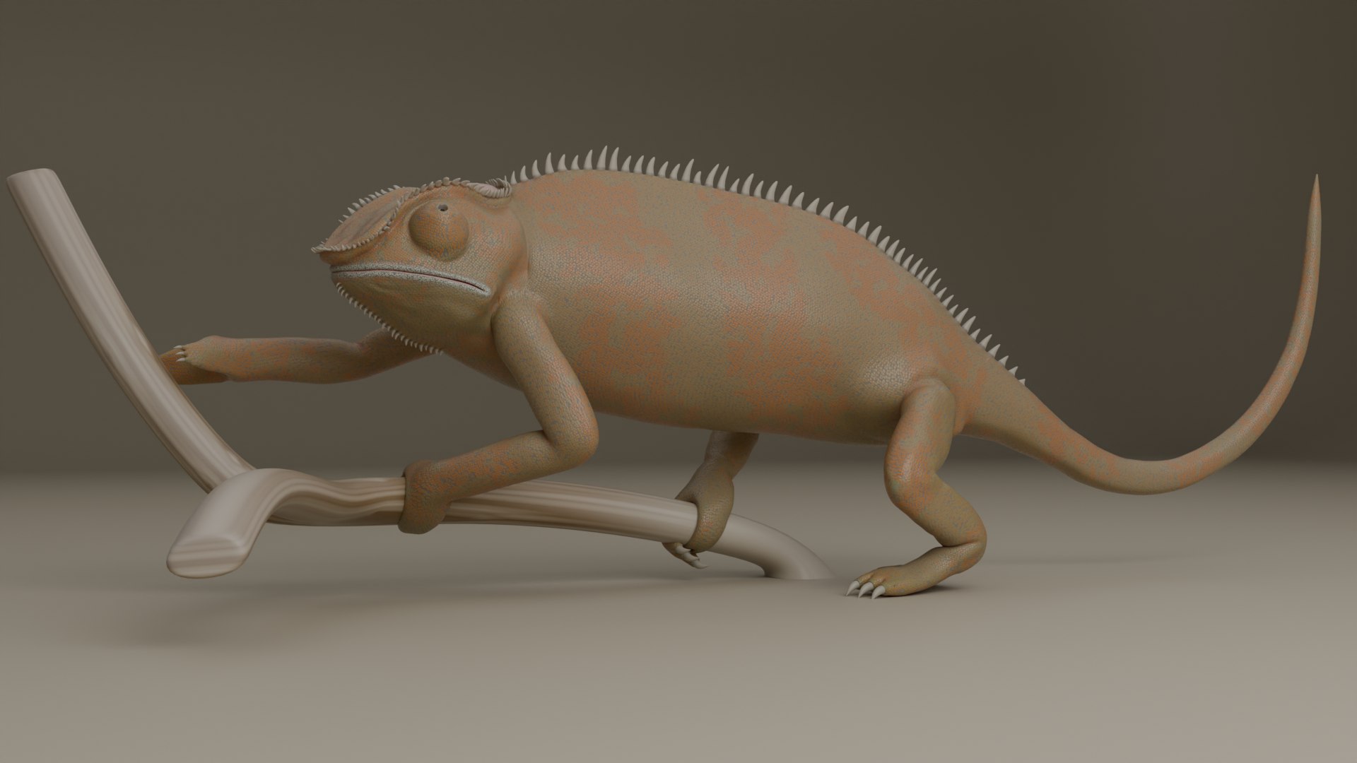 3D Chameleon - TurboSquid 2175583
