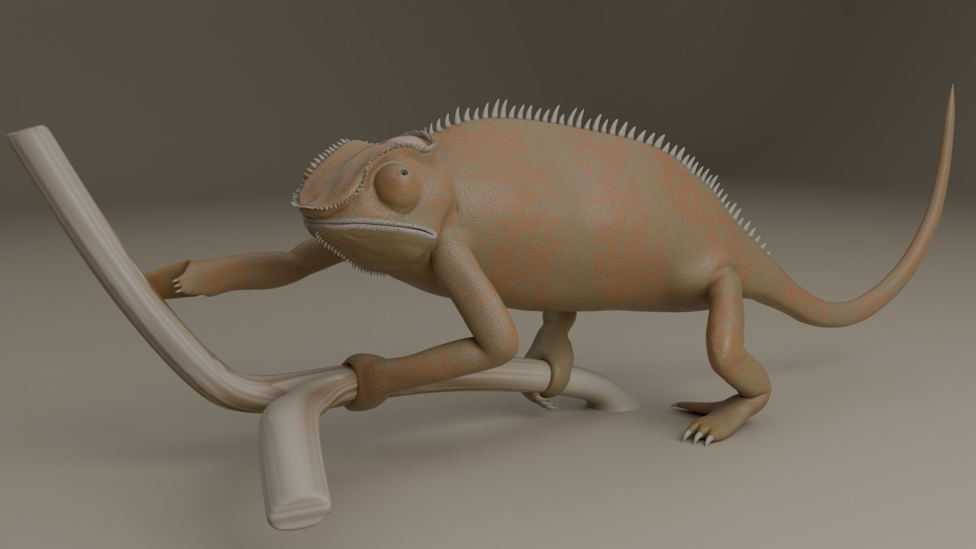 3D Chameleon - TurboSquid 2175583