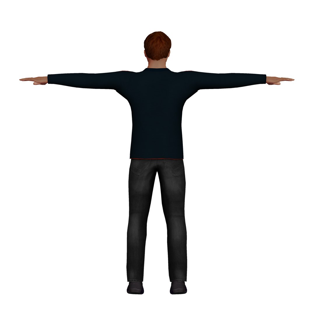 Low-poly Man 3D Model - TurboSquid 1651525