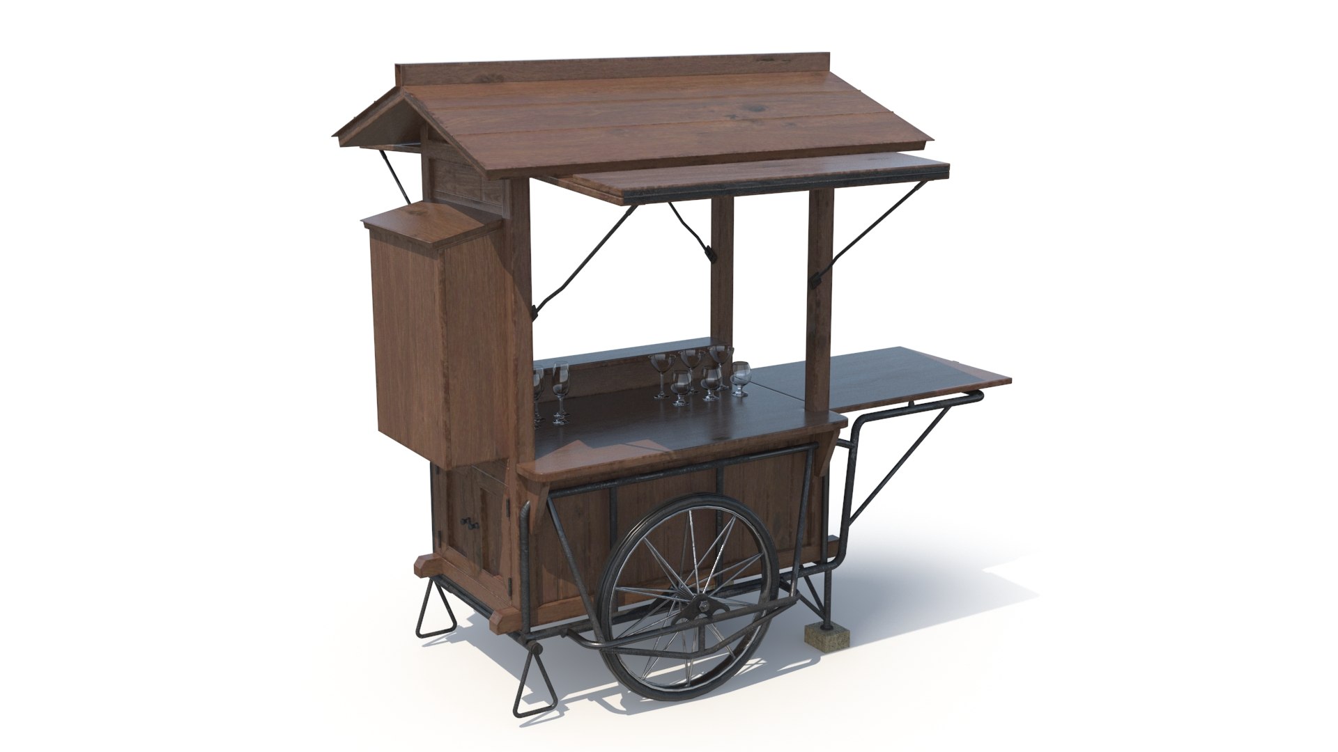 Cart Bar Model - TurboSquid 1437057