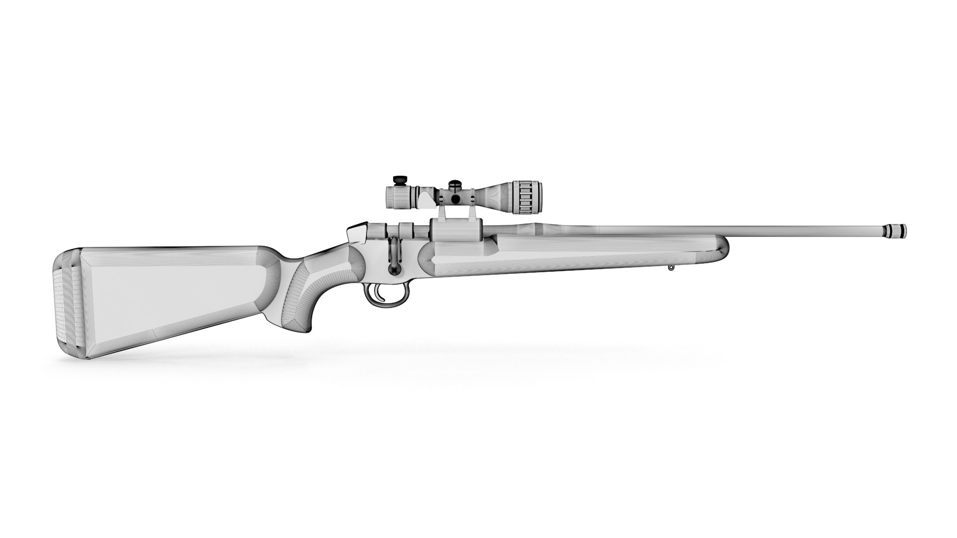 Hunting Rifle 3D - TurboSquid 2138300