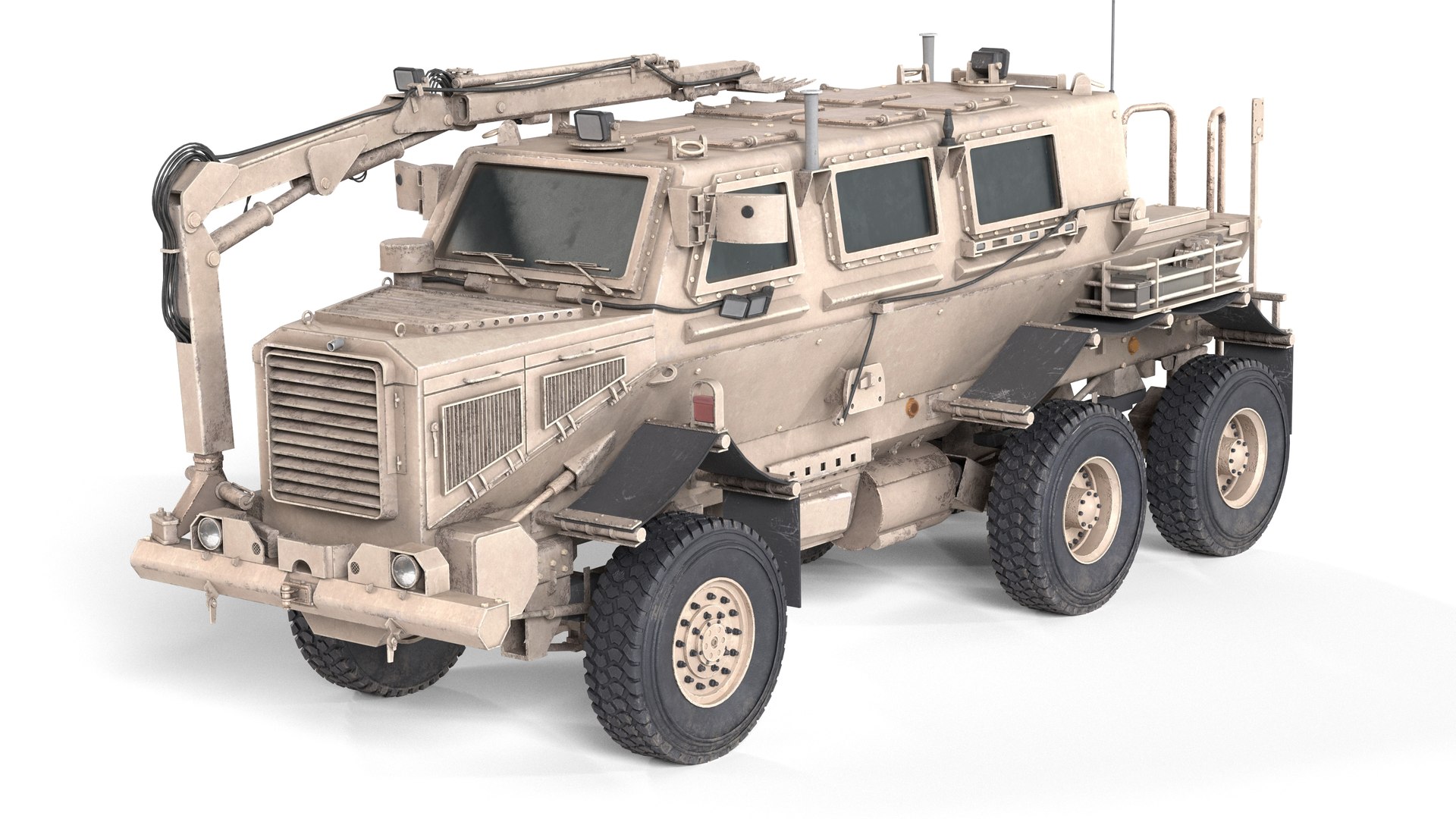 3D Buffalo MRAP - TurboSquid 2262902