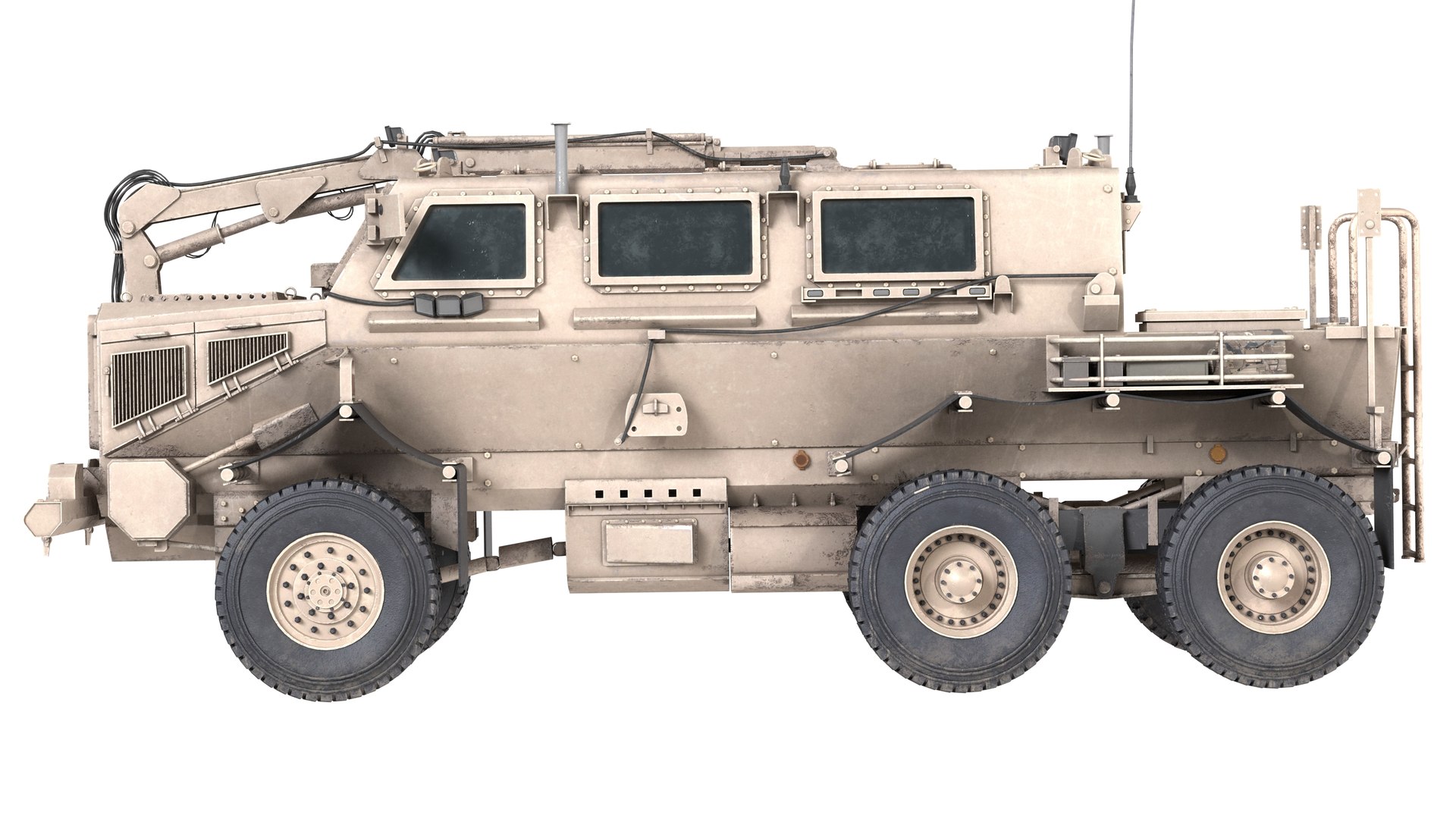 3D Buffalo MRAP - TurboSquid 2262902