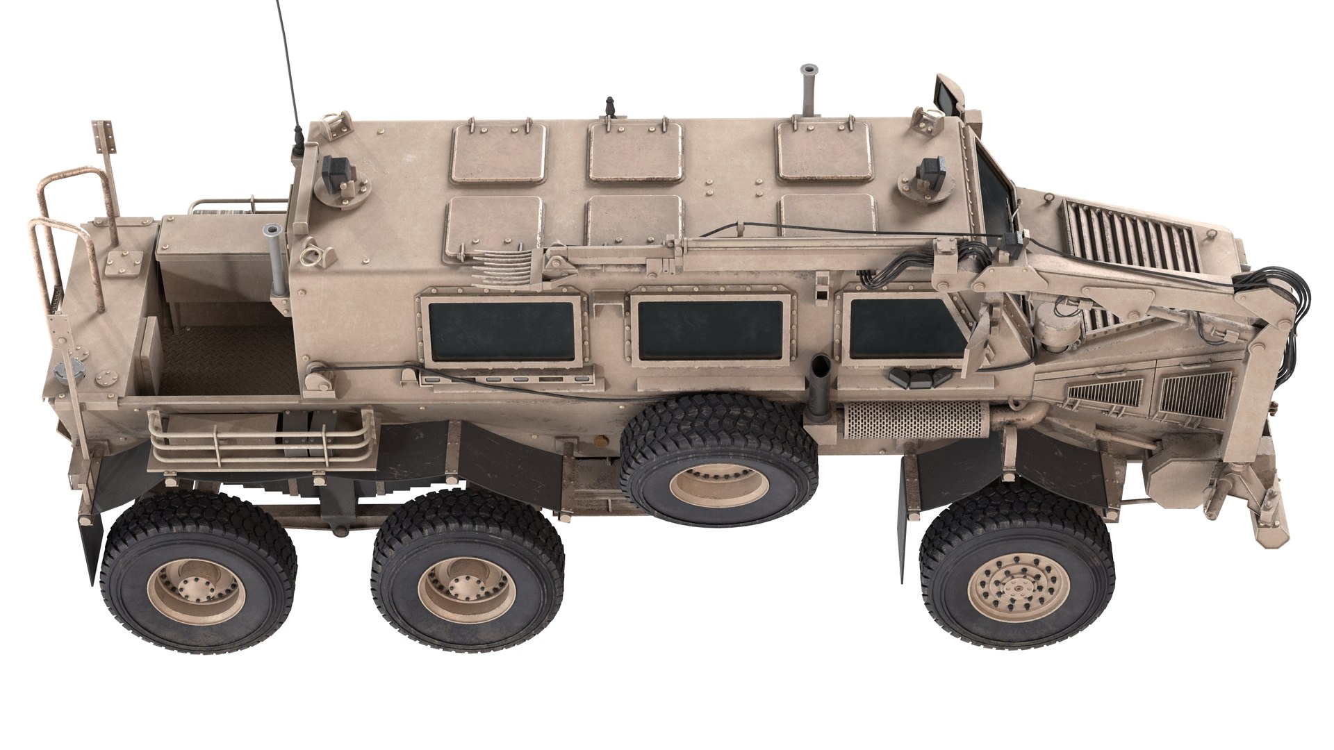 3D Buffalo MRAP - TurboSquid 2262902