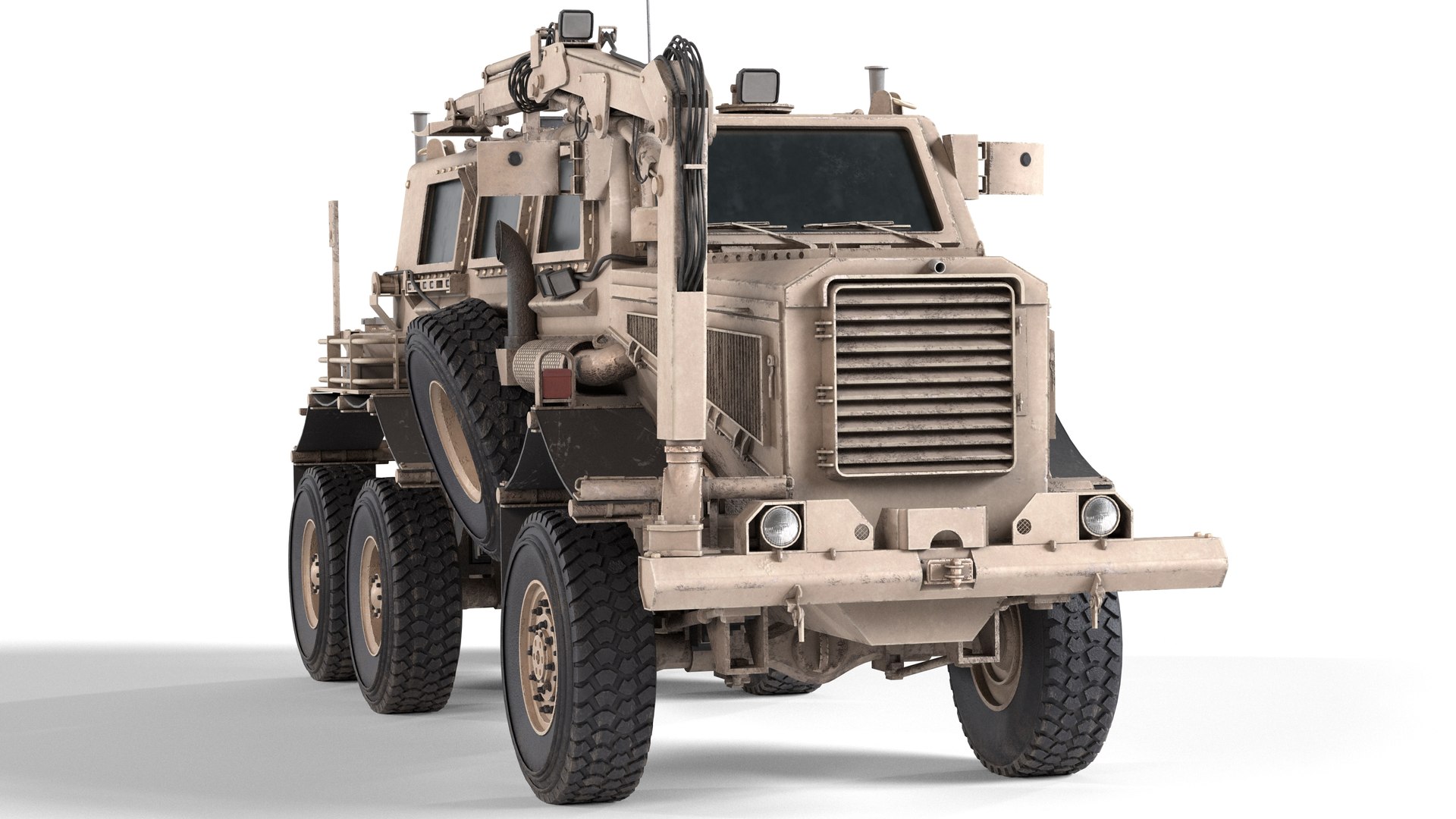 3D Buffalo MRAP - TurboSquid 2262902