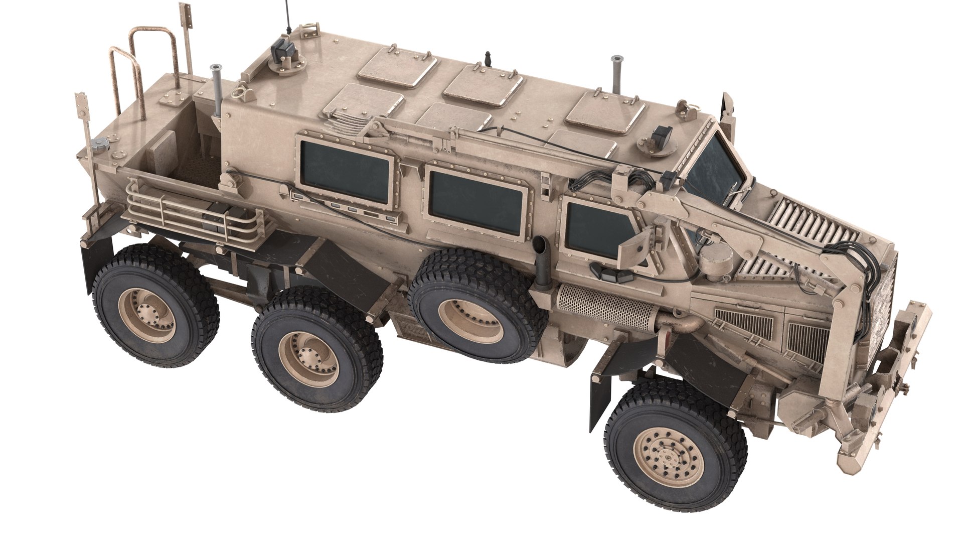 3D Buffalo MRAP - TurboSquid 2262902
