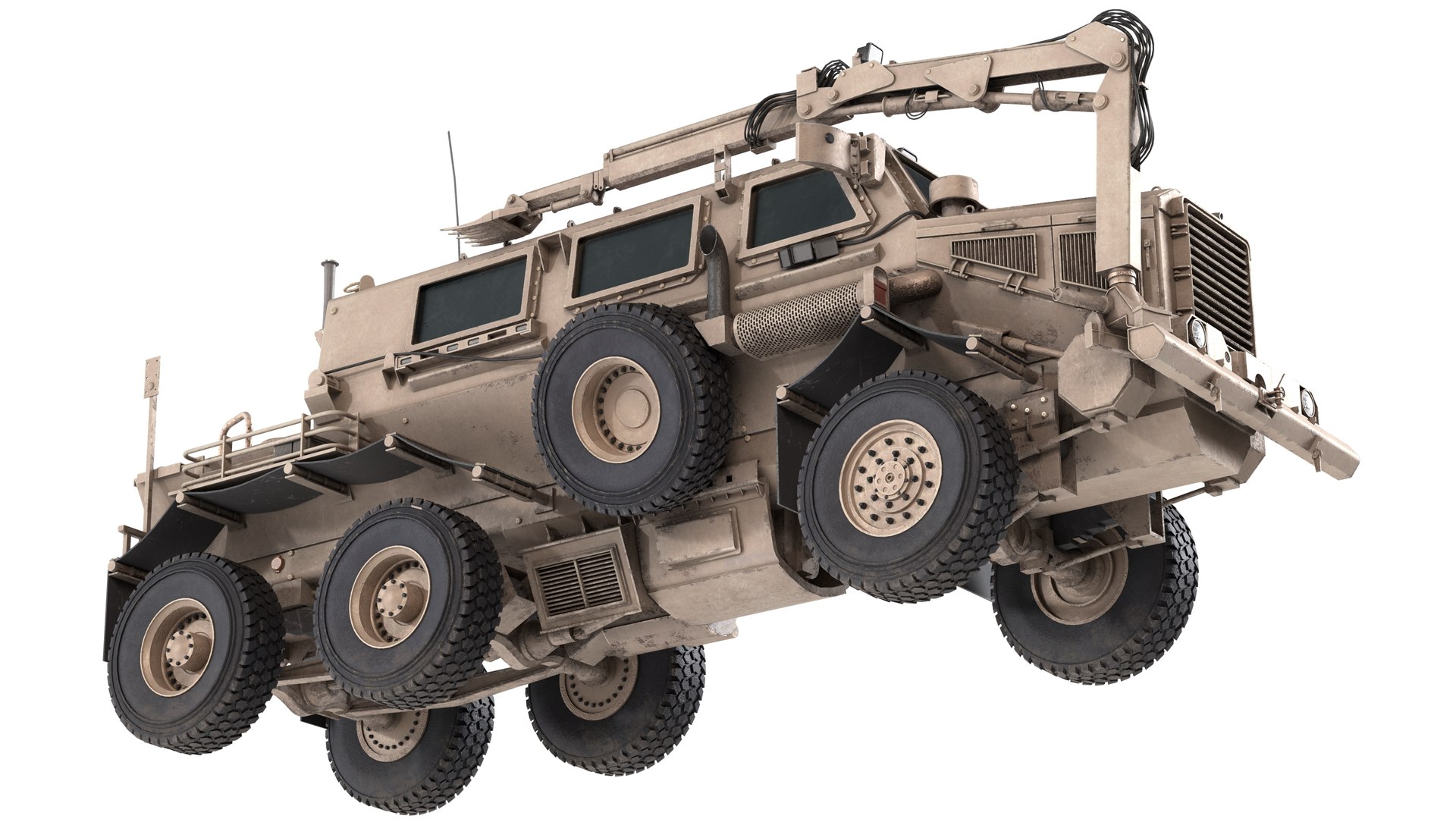 3D Buffalo MRAP - TurboSquid 2262902