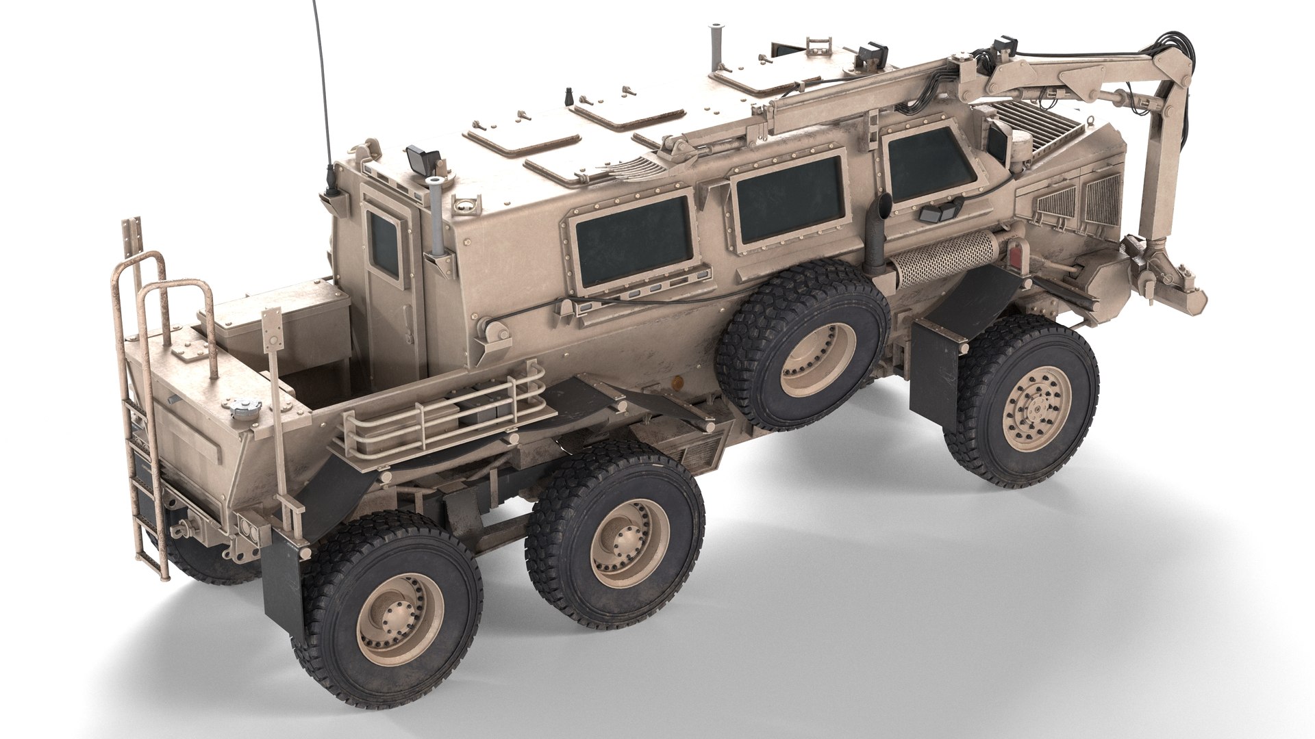 3D Buffalo MRAP - TurboSquid 2262902