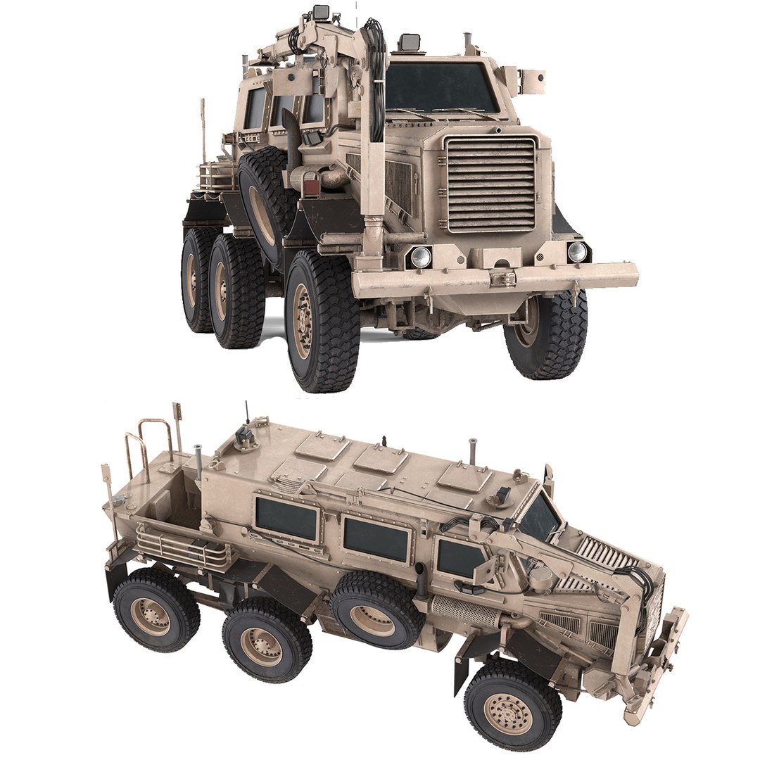 3D Buffalo MRAP - TurboSquid 2262902