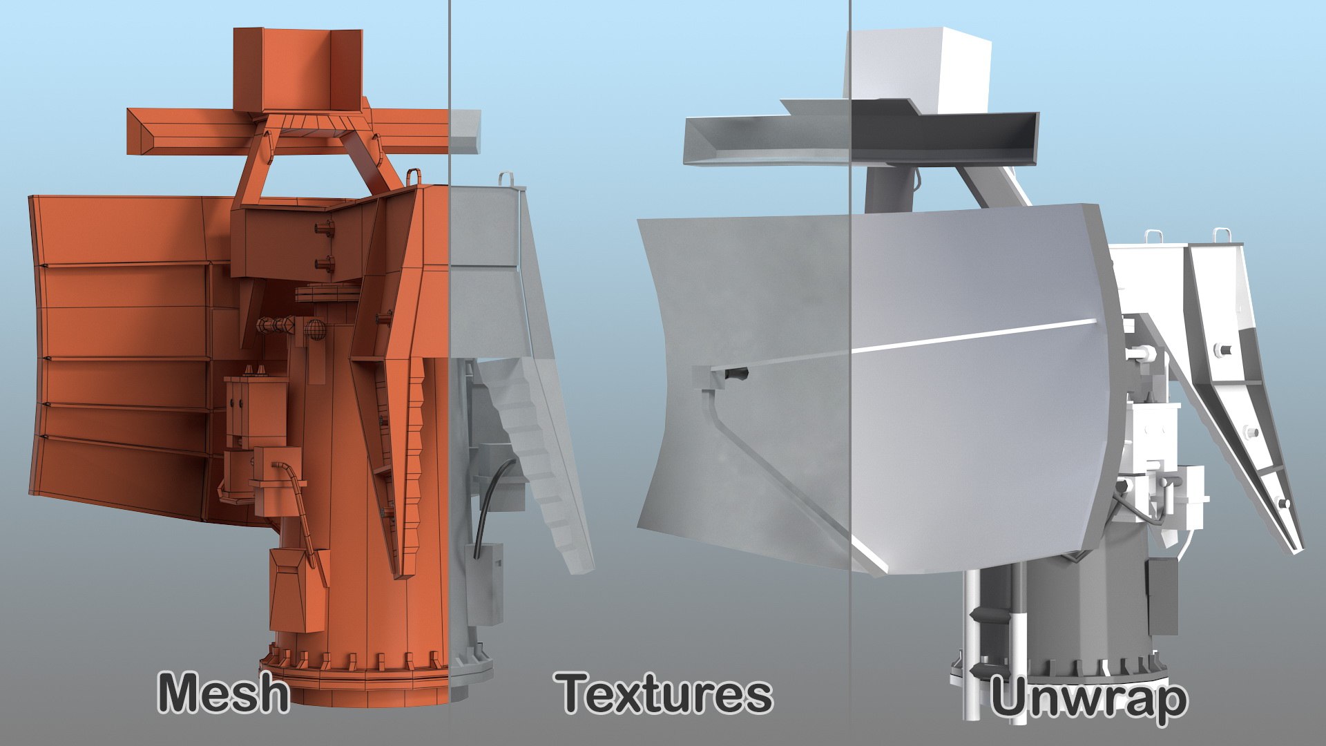 3D Military Ship Radar - TurboSquid 1548375