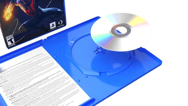 DVD Case PlayStation 5 Spider Man 3D model - TurboSquid 1736670