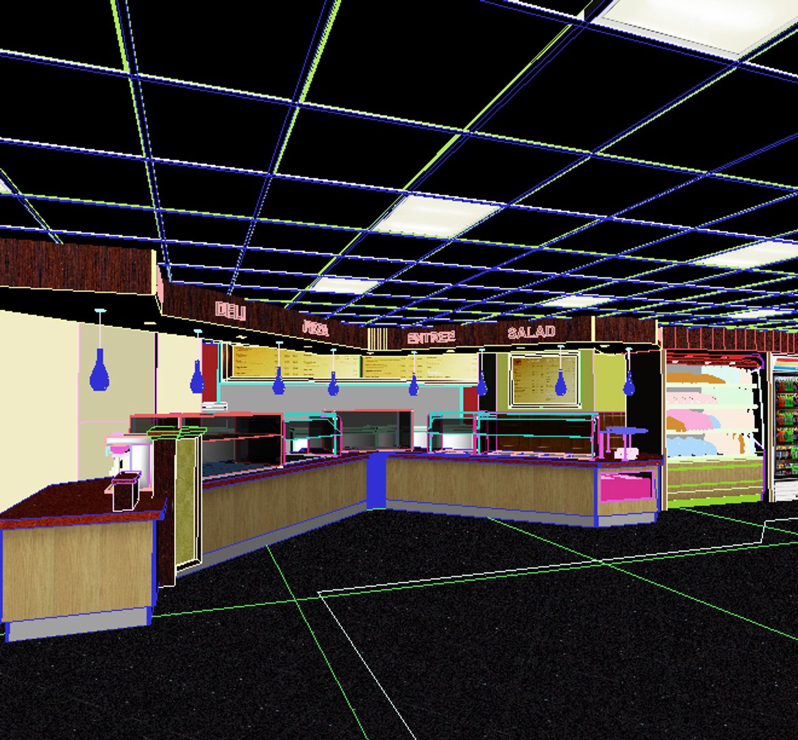 3d Hospital Lunch Dinner Model