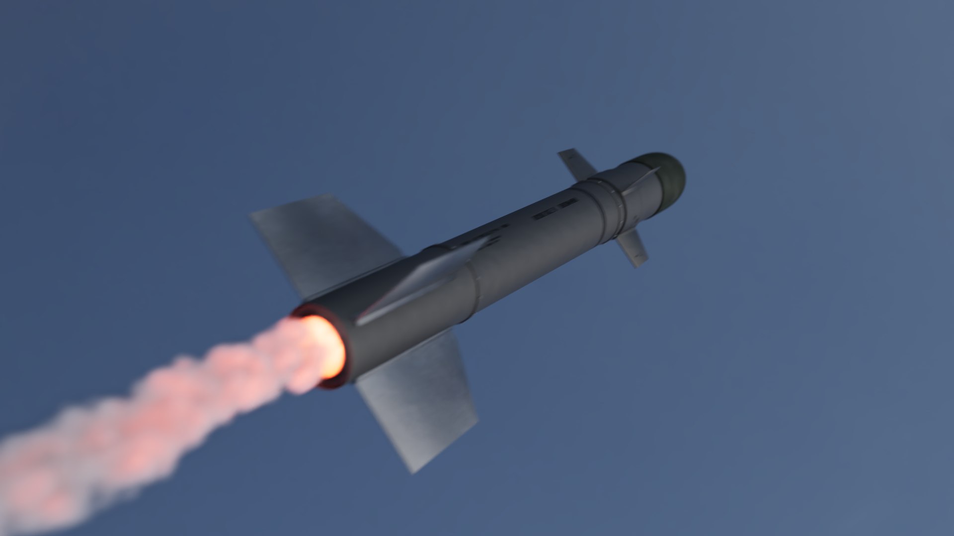 Rocket Weapon Bomb Missiles 3D Model - TurboSquid 1865149