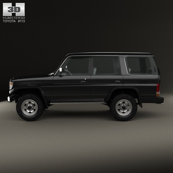 3d model toyota land cruiser